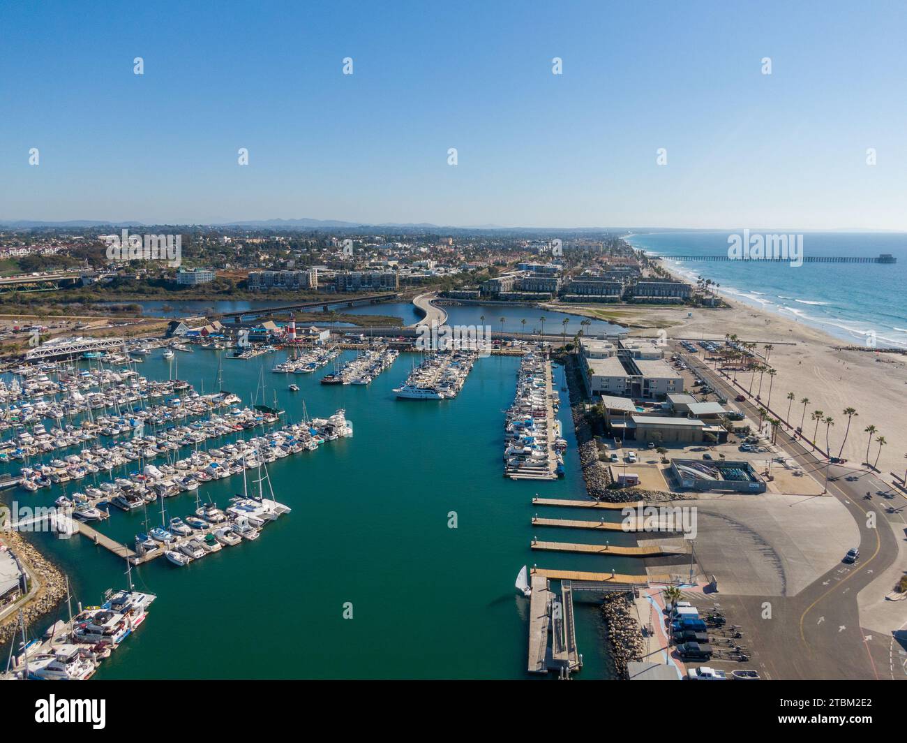 Drone Photos of Oceanside California Stock Photo - Alamy