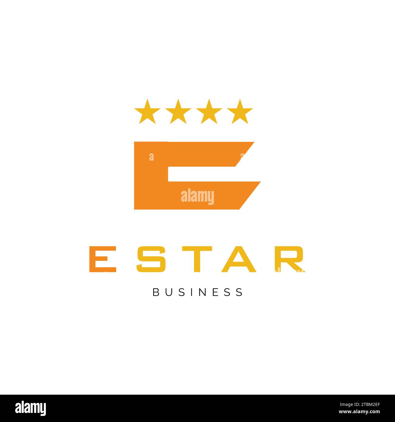 Initial letter E star icon logo design inspiration Stock Vector Image ...
