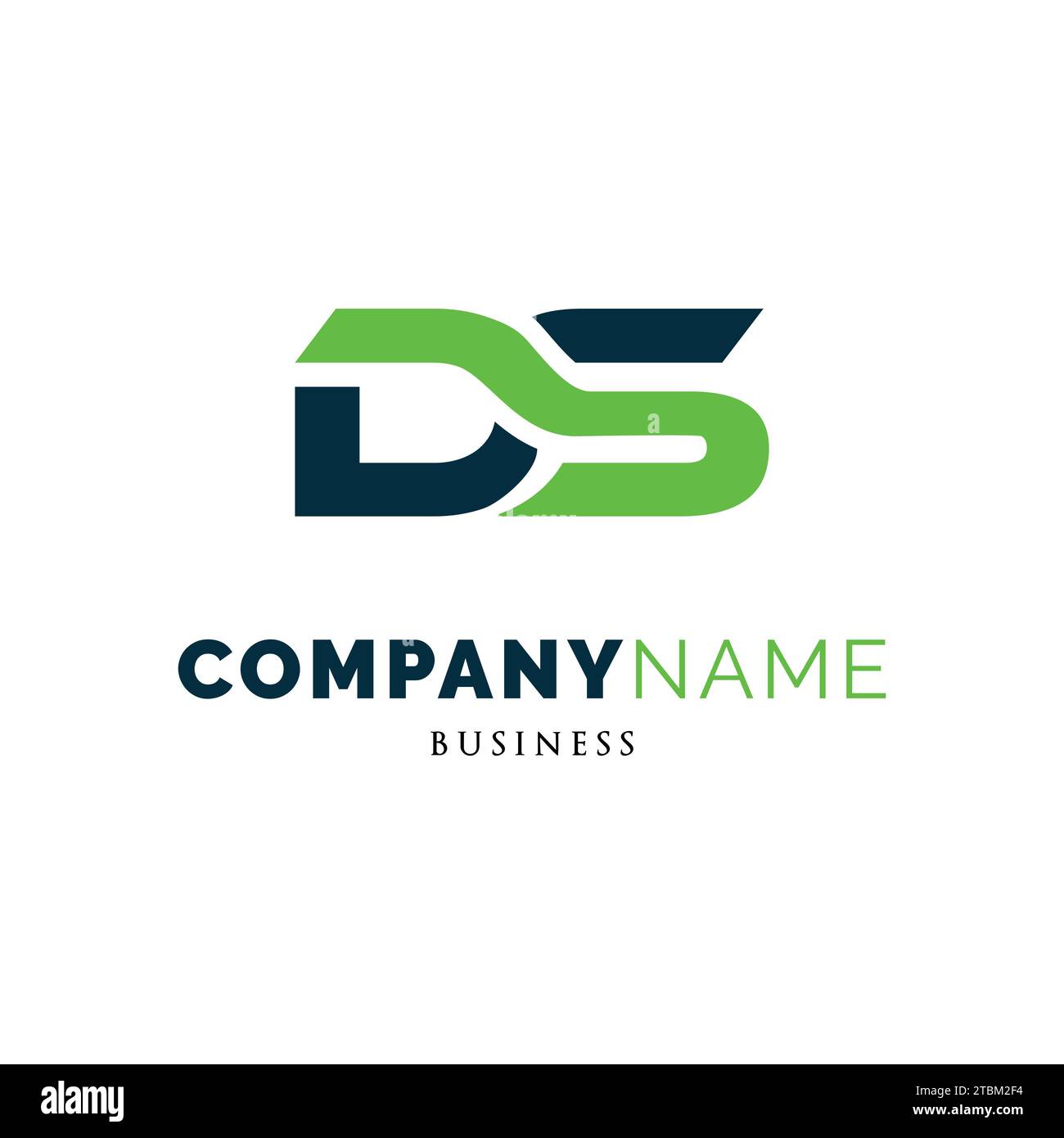 Initial Letter DS Icon Logo Design Template Stock Vector Image & Art ...