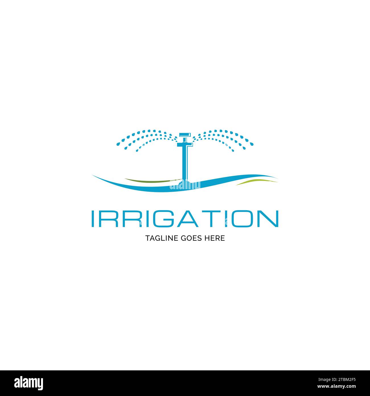 Garden irrigation logo design inspiration Stock Vector Image & Art - Alamy