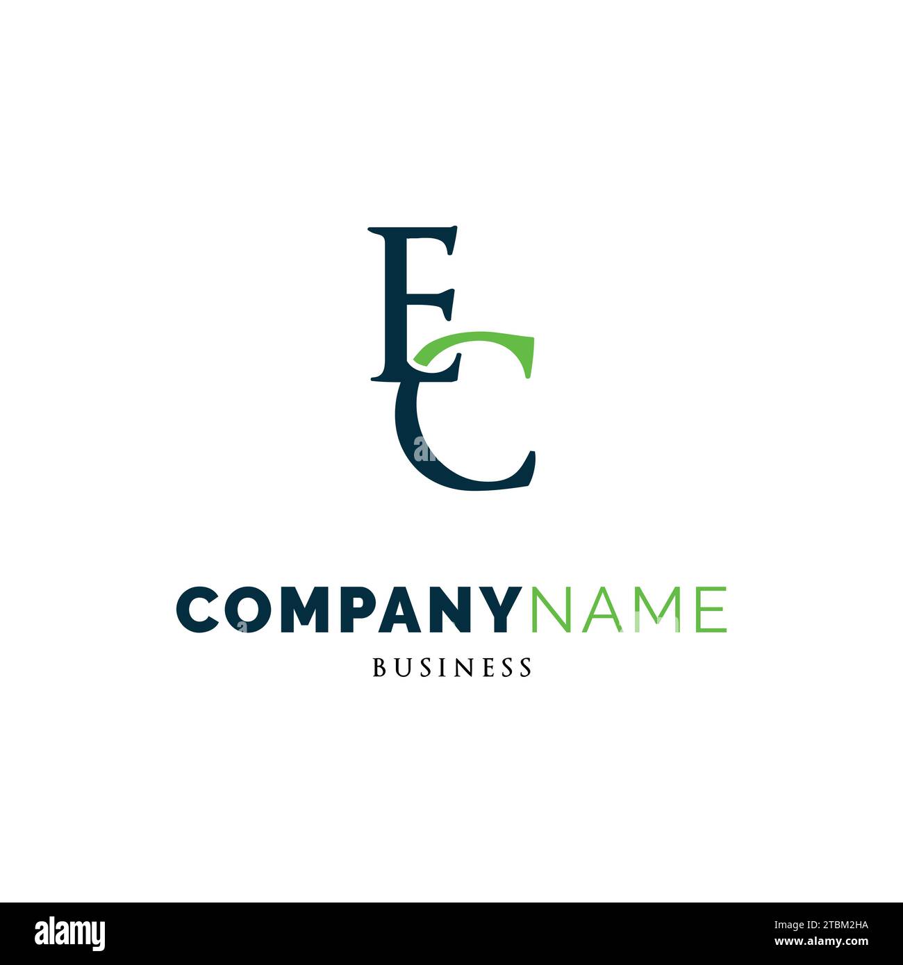 Initial Letter EC Icon Logo Design Template Stock Vector Image & Art ...