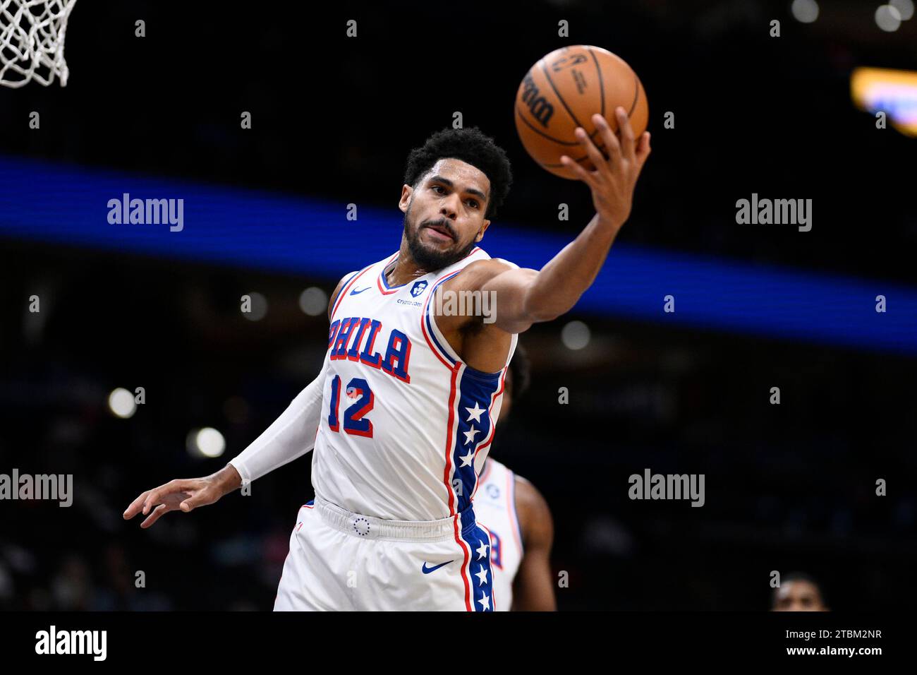 Philadelphia 76ers forward Tobias Harris (12) in action during the ...