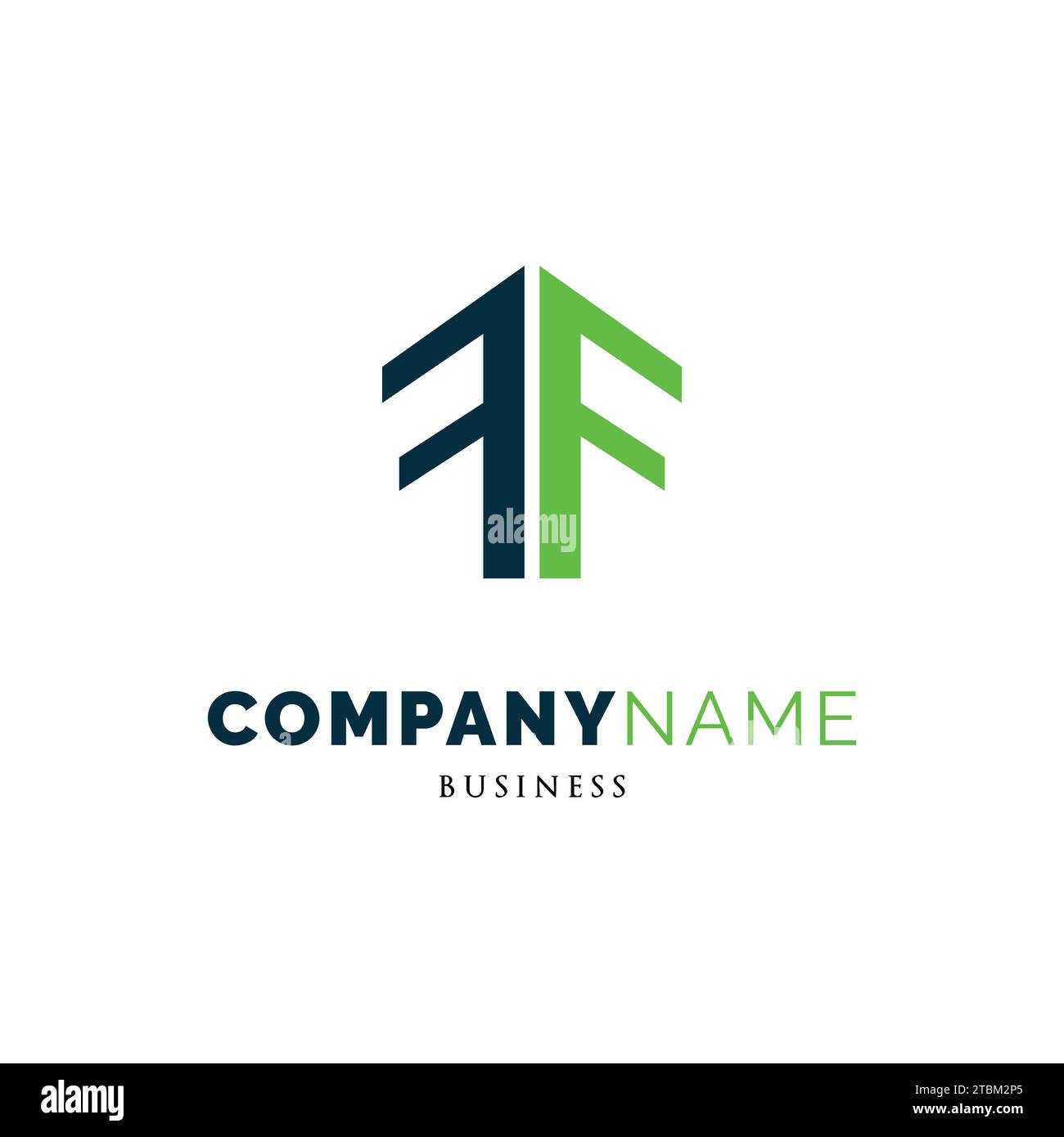 Initial Letter FF Icon Logo Design Template Stock Vector Image & Art ...