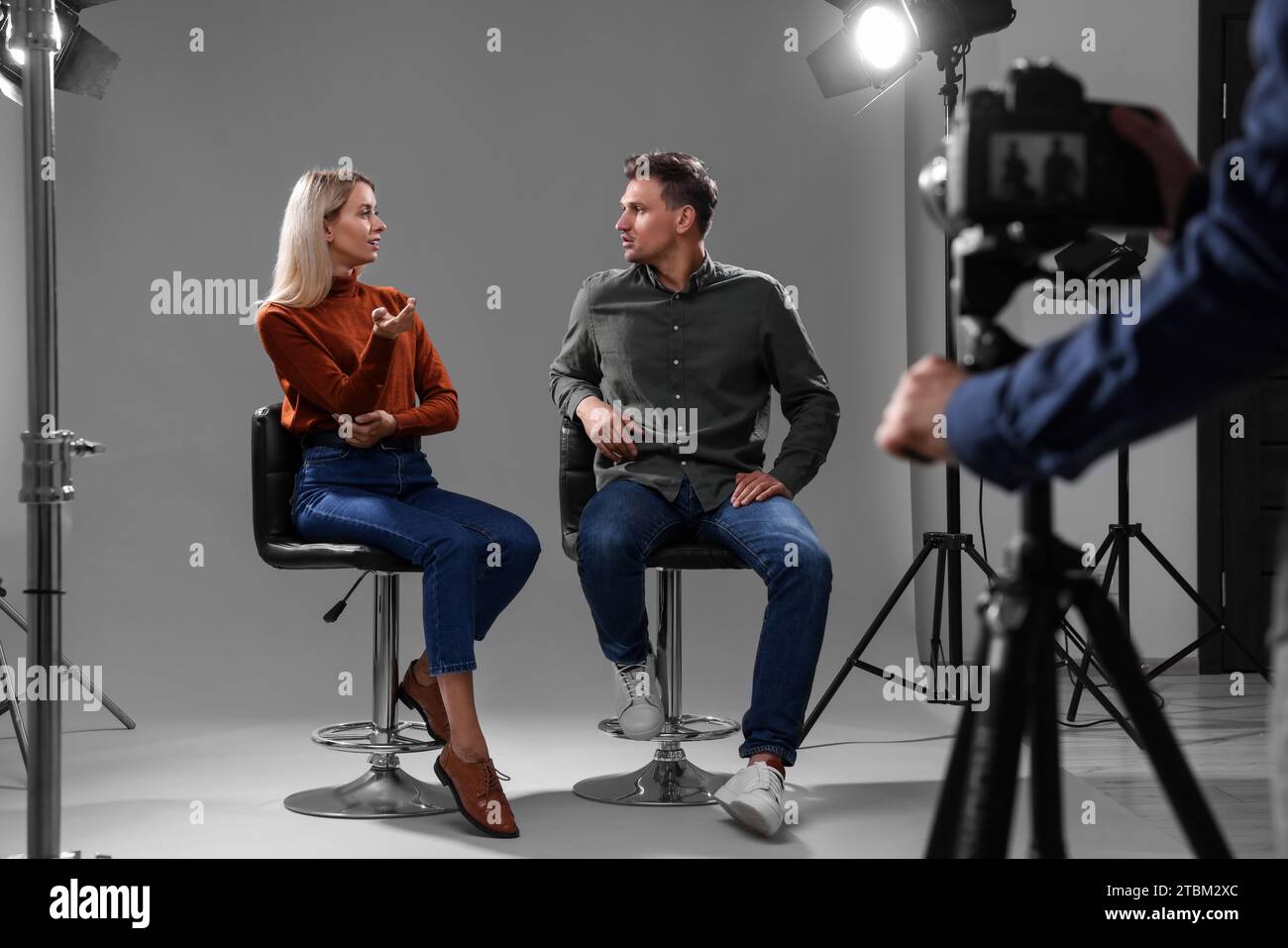 Filming shooting acting in role hi-res stock photography and images - Alamy