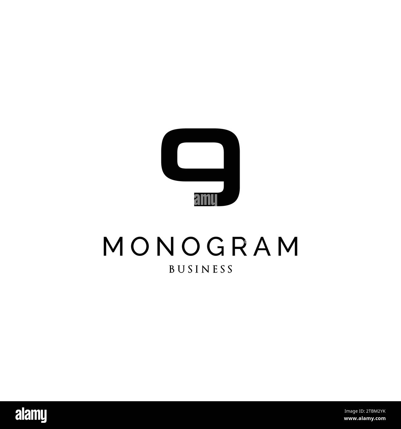 Letter g monogram logo hi-res stock photography and images - Alamy