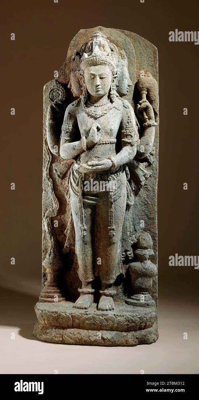 Brahma, the God of Creation, 9th century Stock Photo - Alamy