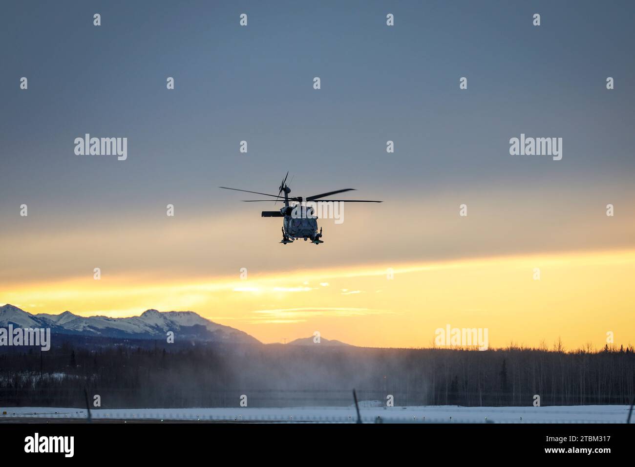 An Alaska Air National Guard HH-60G Pave Hawk helicopter from the 176th ...