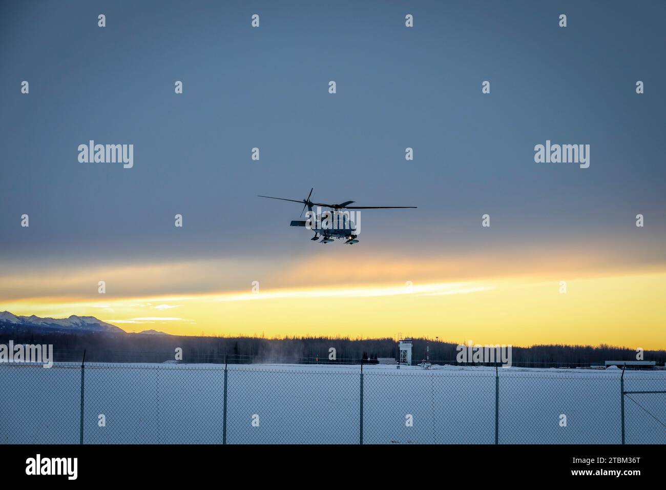 An Alaska Air National Guard HH-60G Pave Hawk helicopter from the 176th ...