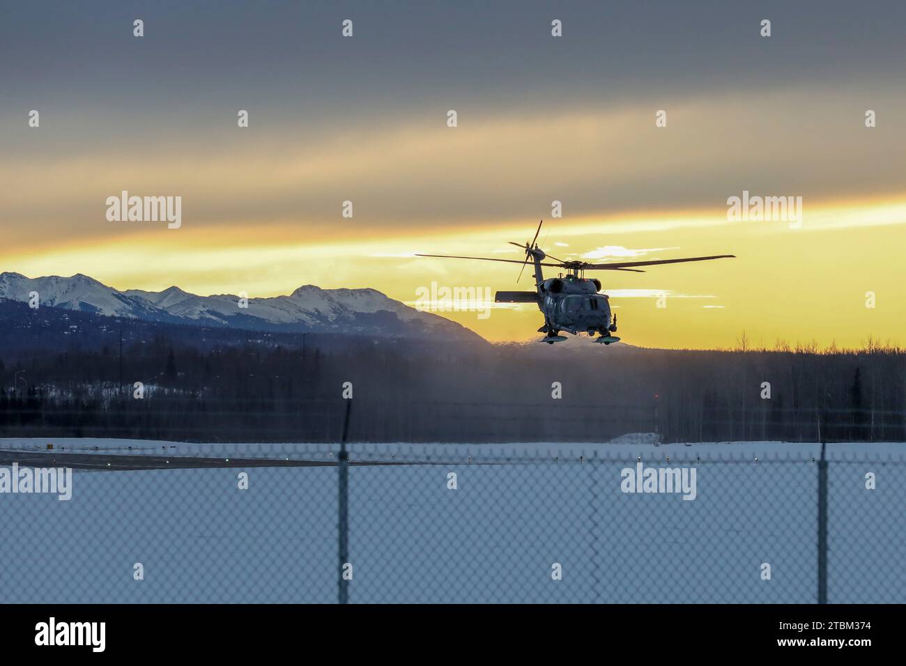 An Alaska Air National Guard HH-60G Pave Hawk helicopter from the 176th ...