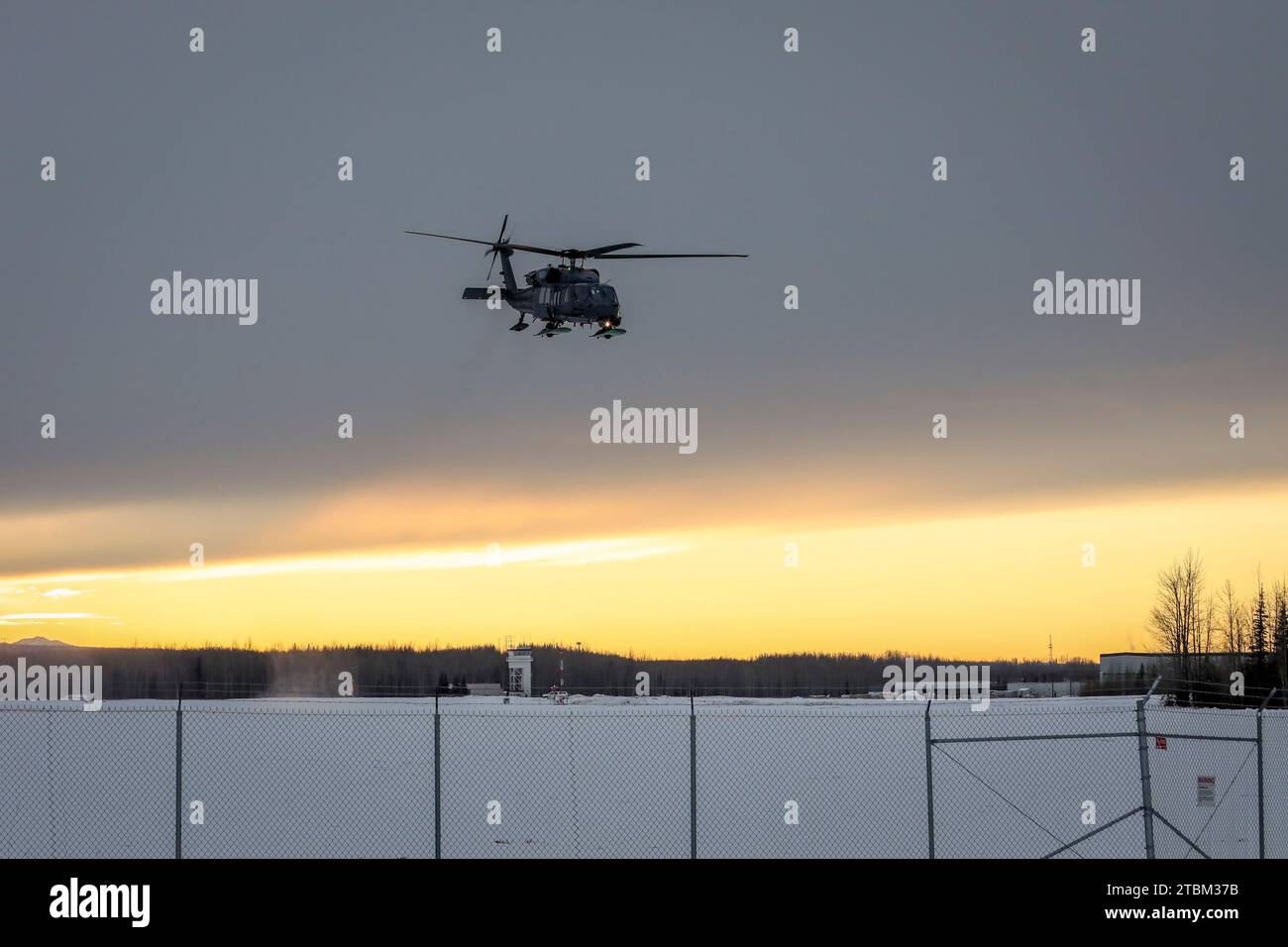An Alaska Air National Guard HH-60G Pave Hawk helicopter from the 176th ...