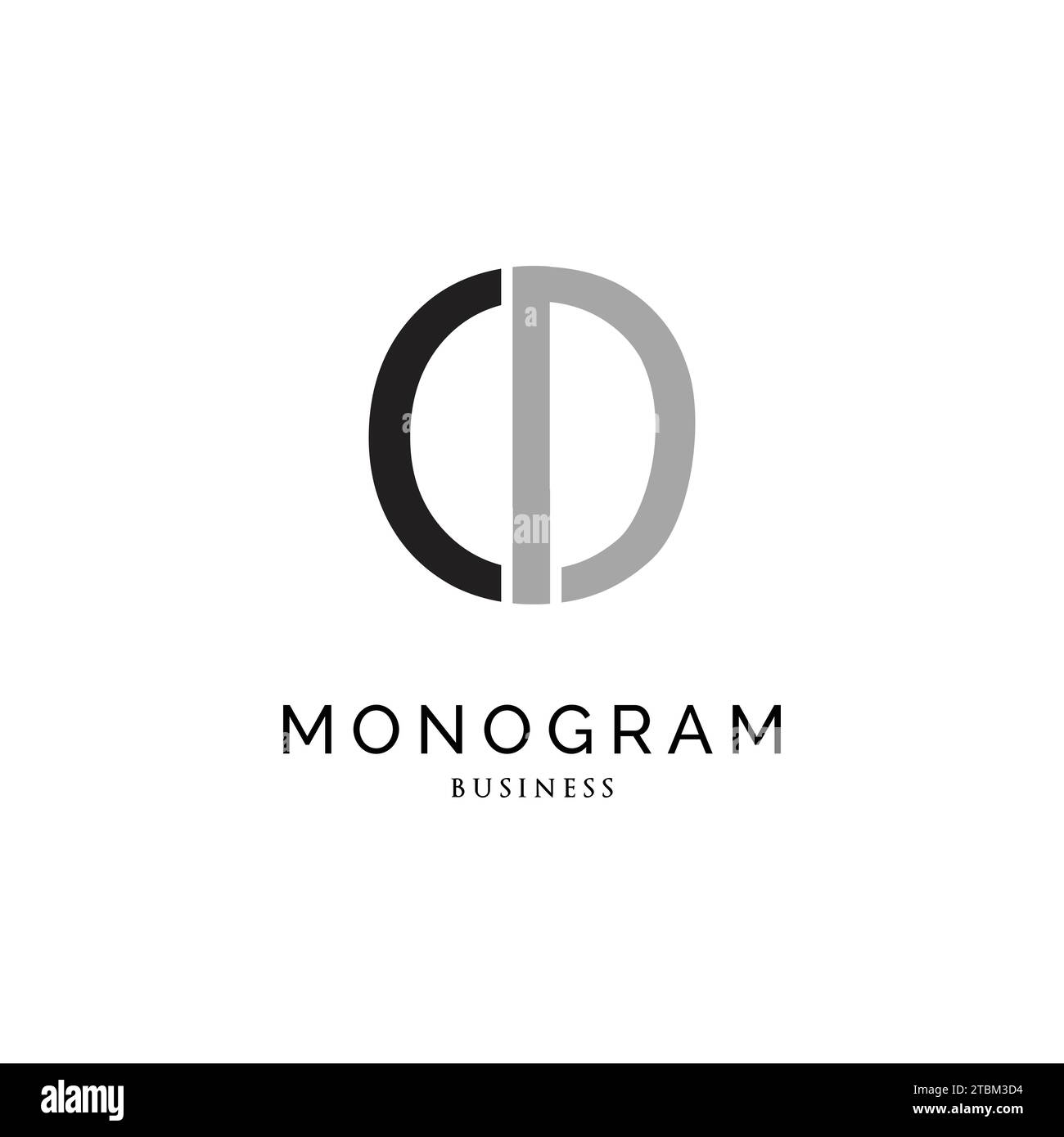 Initial Letter CD Monogram Icon Logo Design Template Stock Vector Image ...