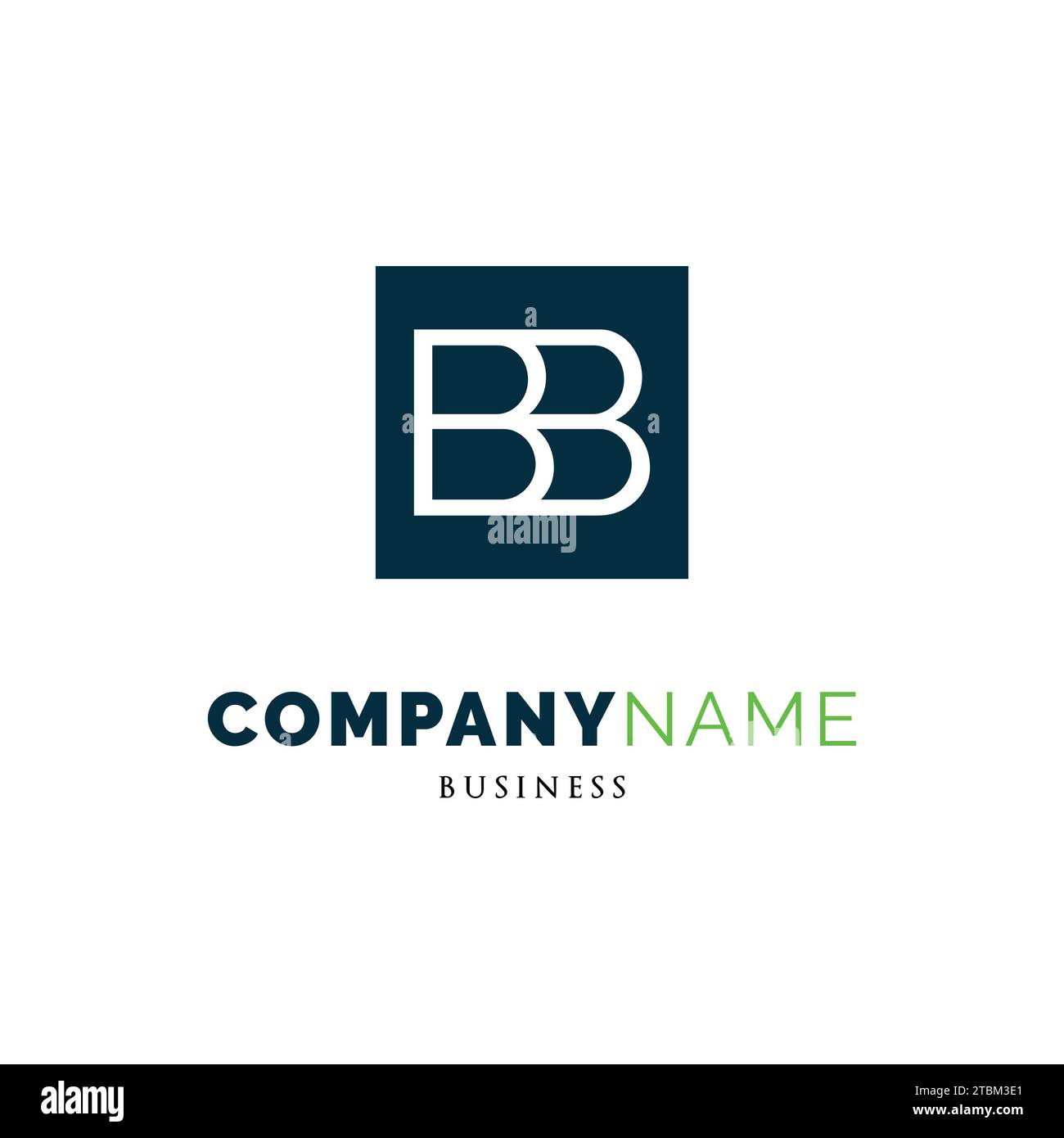 Bb real estate initials logo hi-res stock photography and images - Alamy