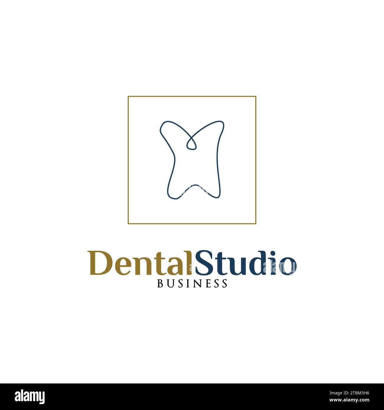 Dental studio logo design inspiration Stock Vector Image & Art - Alamy