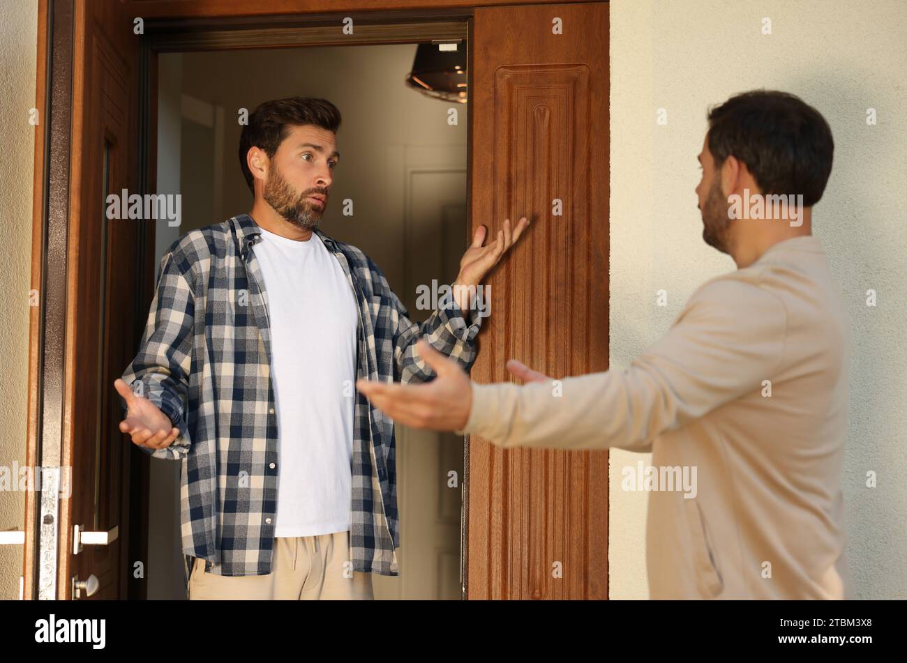 Emotional negative bad conversation hi-res stock photography and images ...