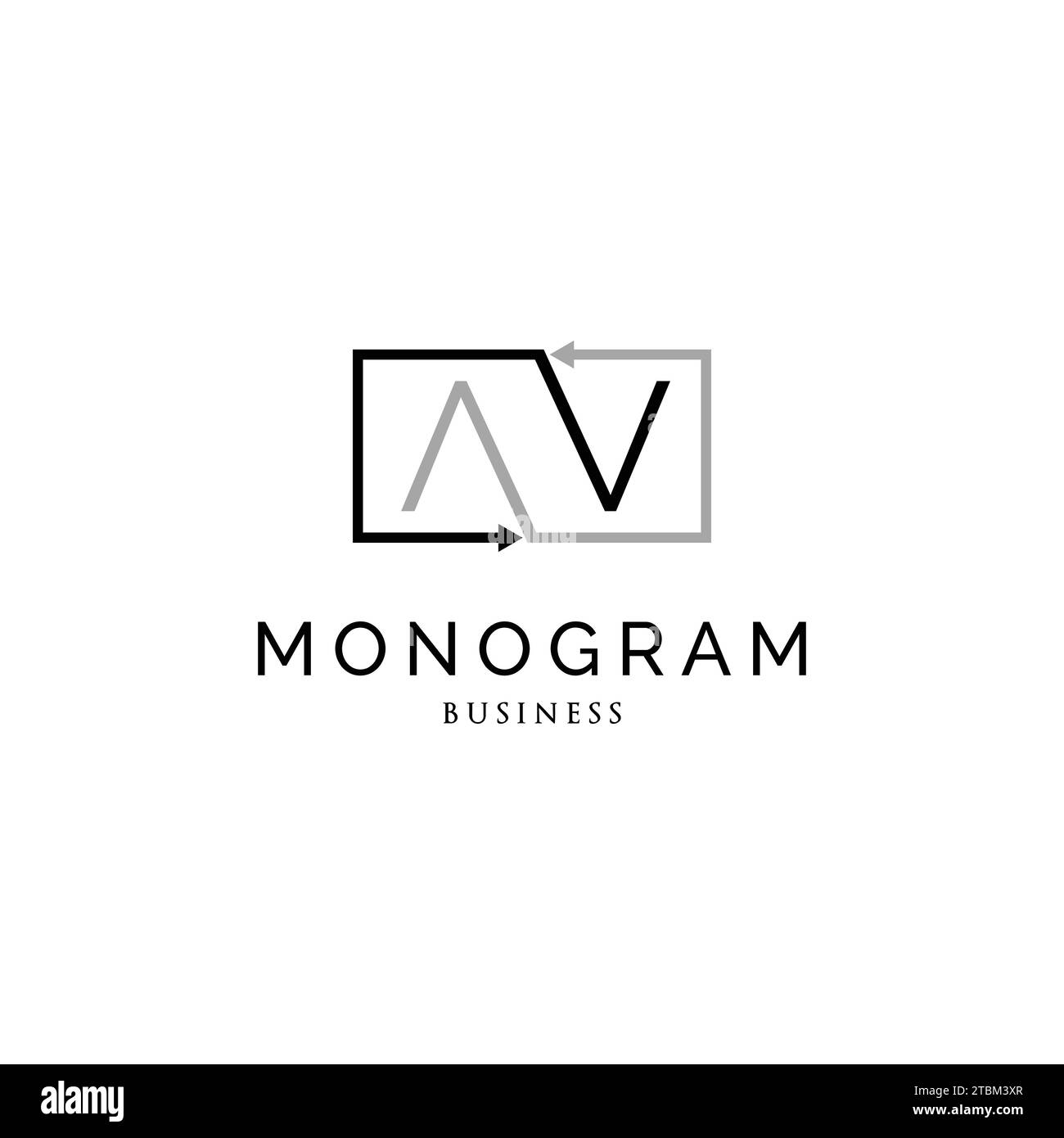 Initial letter AV arrow monogram logo design inspiration Stock Vector Image & Art - Alamy