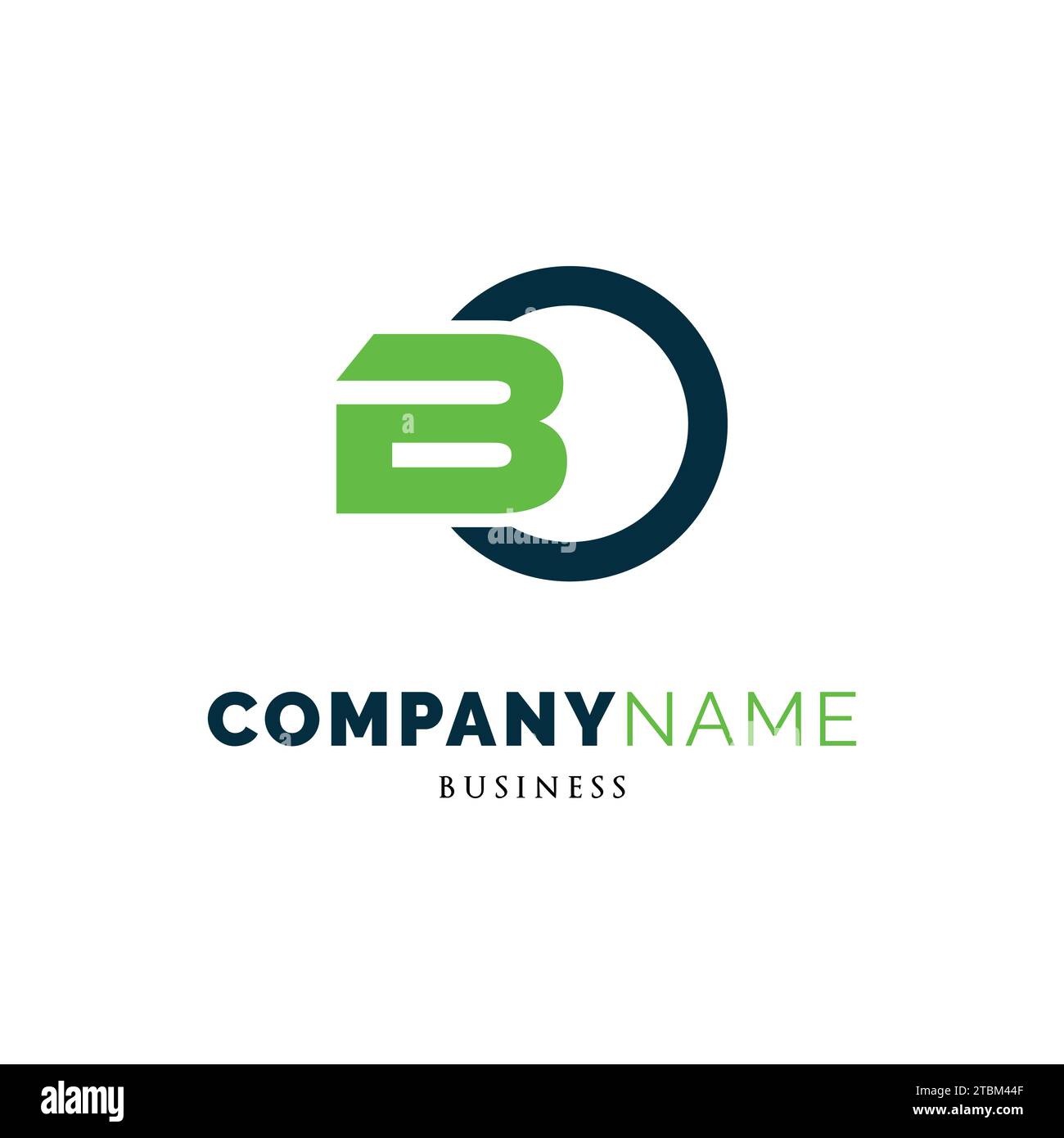 Initial Letter BO Icon Logo Design Template Stock Vector Image & Art ...