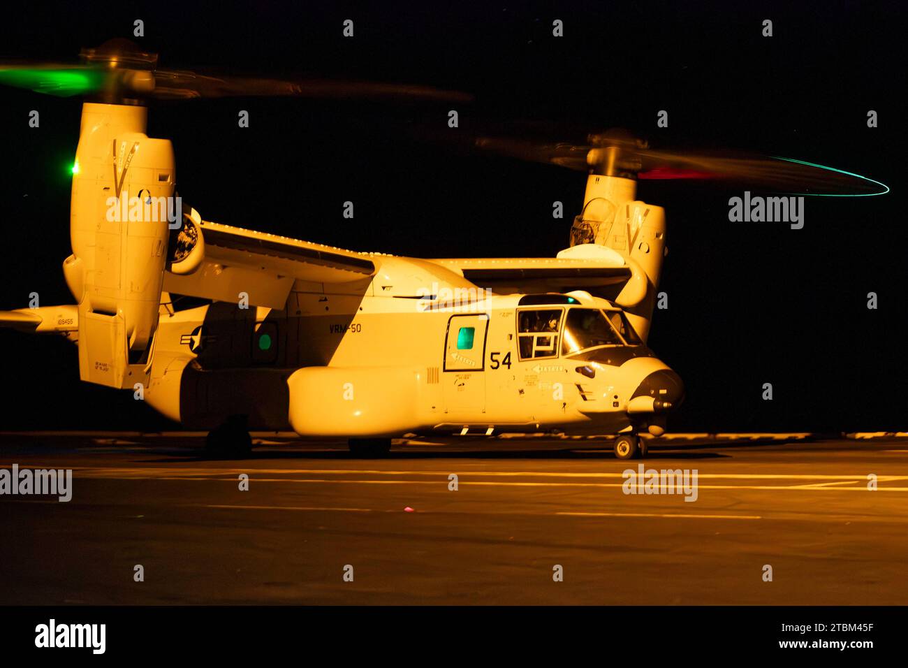 231204-N-ED228-2280 PACIFIC OCEAN (Dec. 4, 2023) A CMV-22B Osprey ...