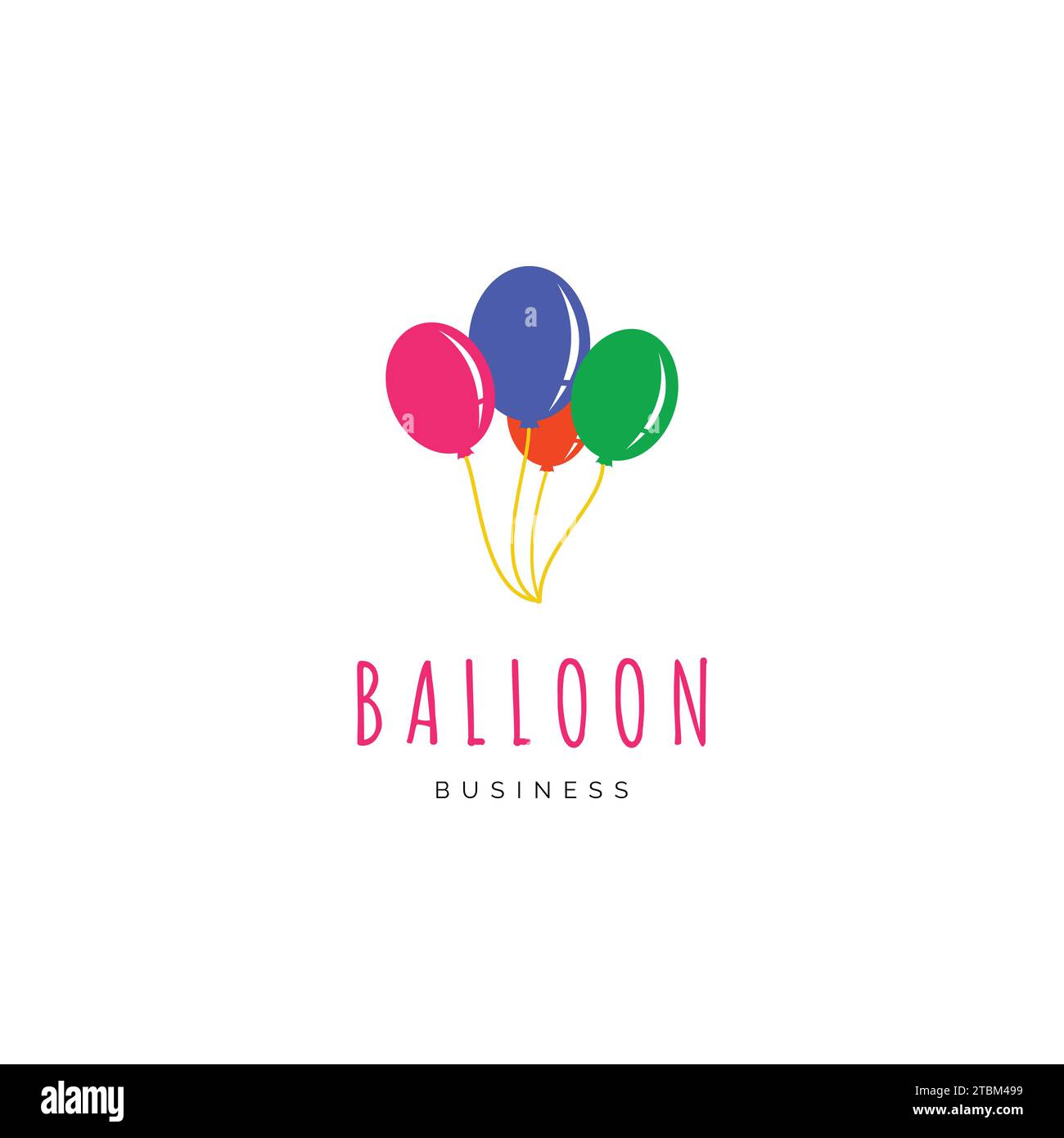 Balloon icon vector logo template illustration design Stock Vector ...