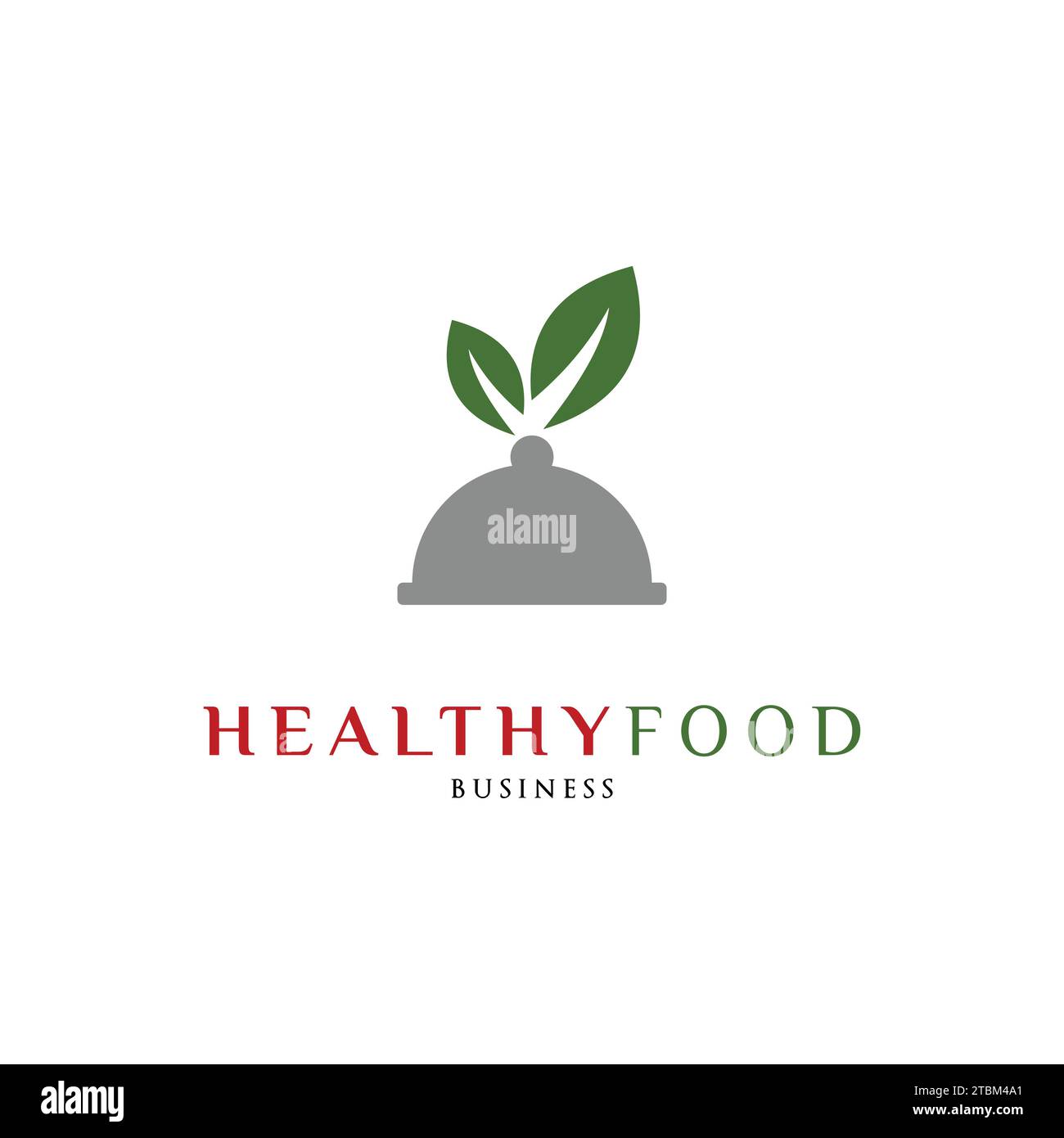 Healthy food icon logo hi-res stock photography and images - Alamy