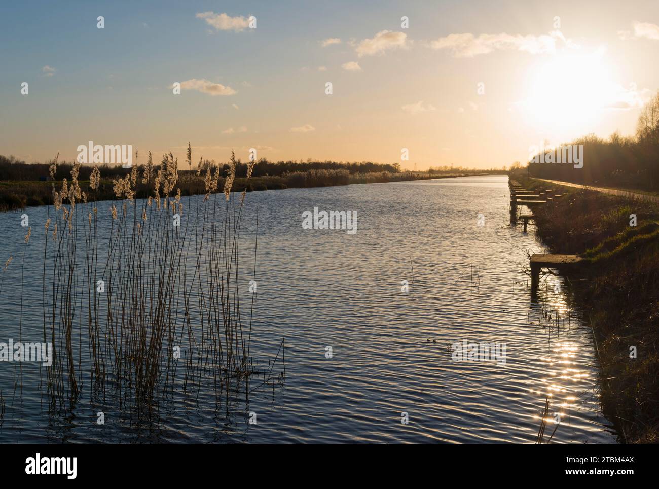 Canal, De Deelen, landscape conservation area, nature reserve ...