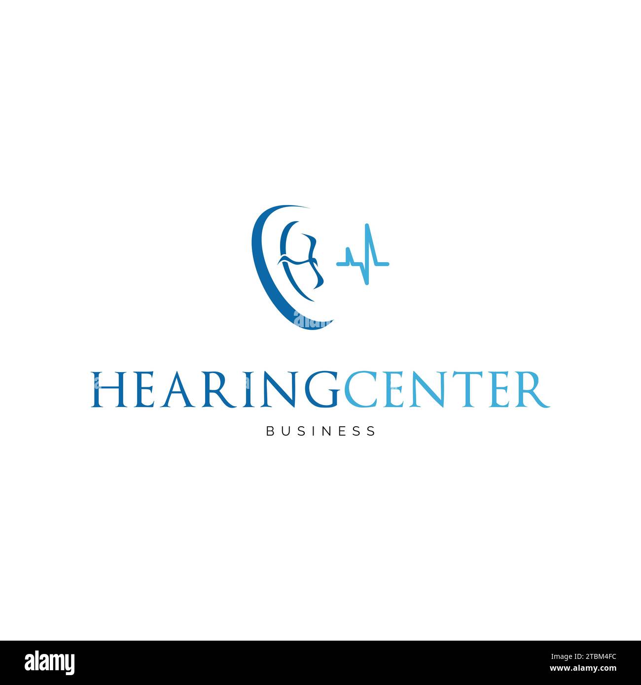 Hearing center icon logo design inspiration Stock Vector Image & Art ...
