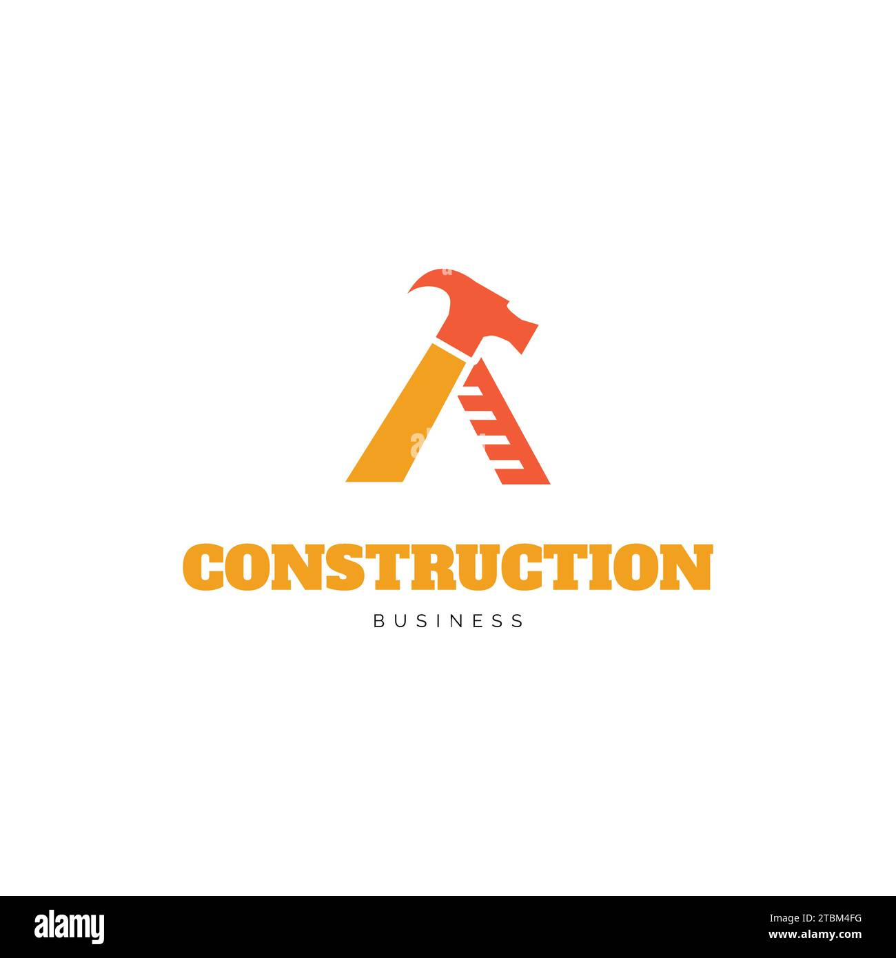 Initial letter A construction repair icon logo design inspiration Stock ...