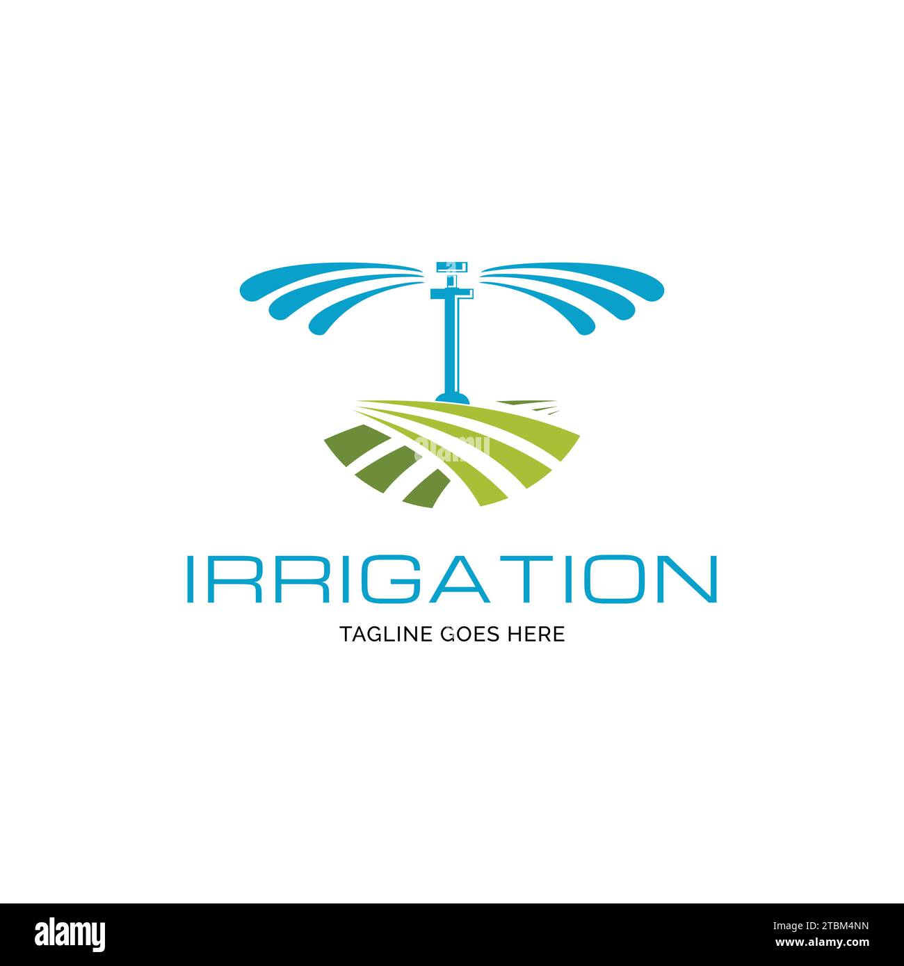 Garden irrigation logo design inspiration Stock Vector Image & Art - Alamy