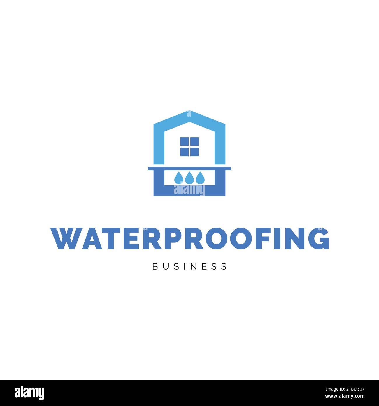 Basement waterproofing icon logo design inspiration Stock Vector Image ...