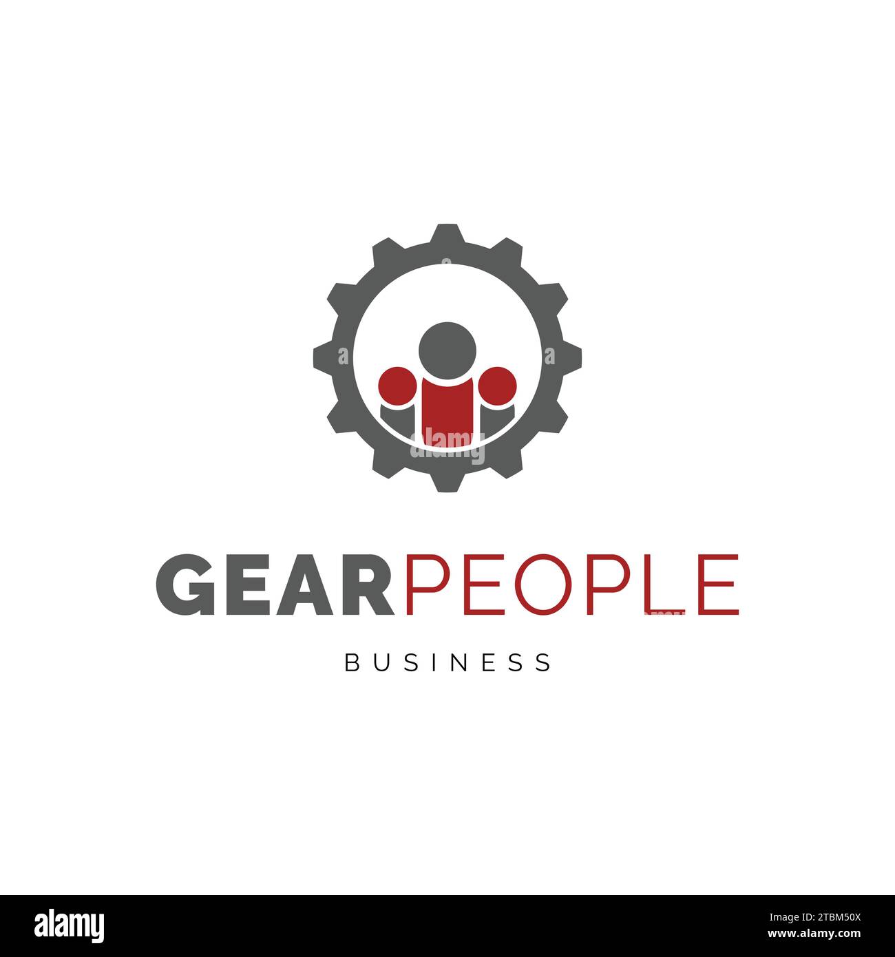 Gear people icon logo design inspiration Stock Vector Image & Art - Alamy
