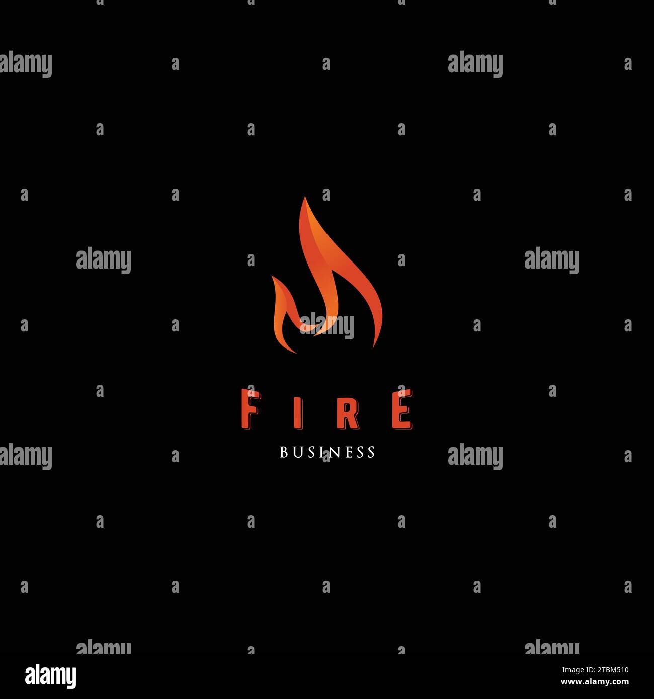 Fire icon logo design inspiration Stock Vector Image & Art - Alamy