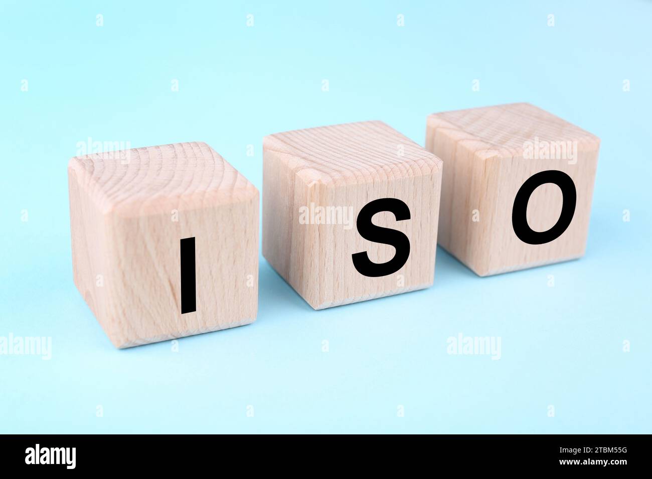 International Organization for Standardization. Wooden cubes with ...