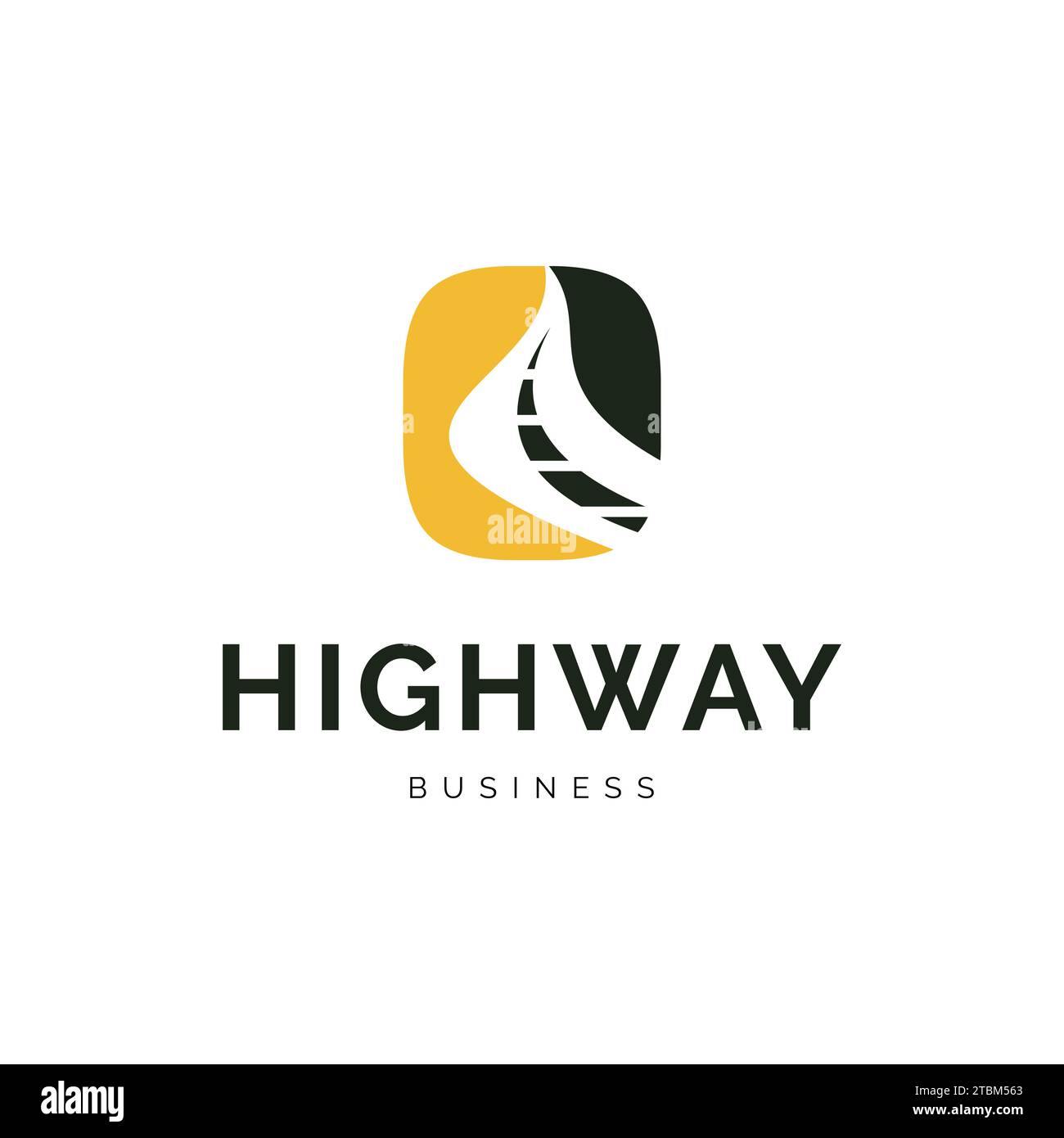 Highway icon Stock Vector Images - Alamy