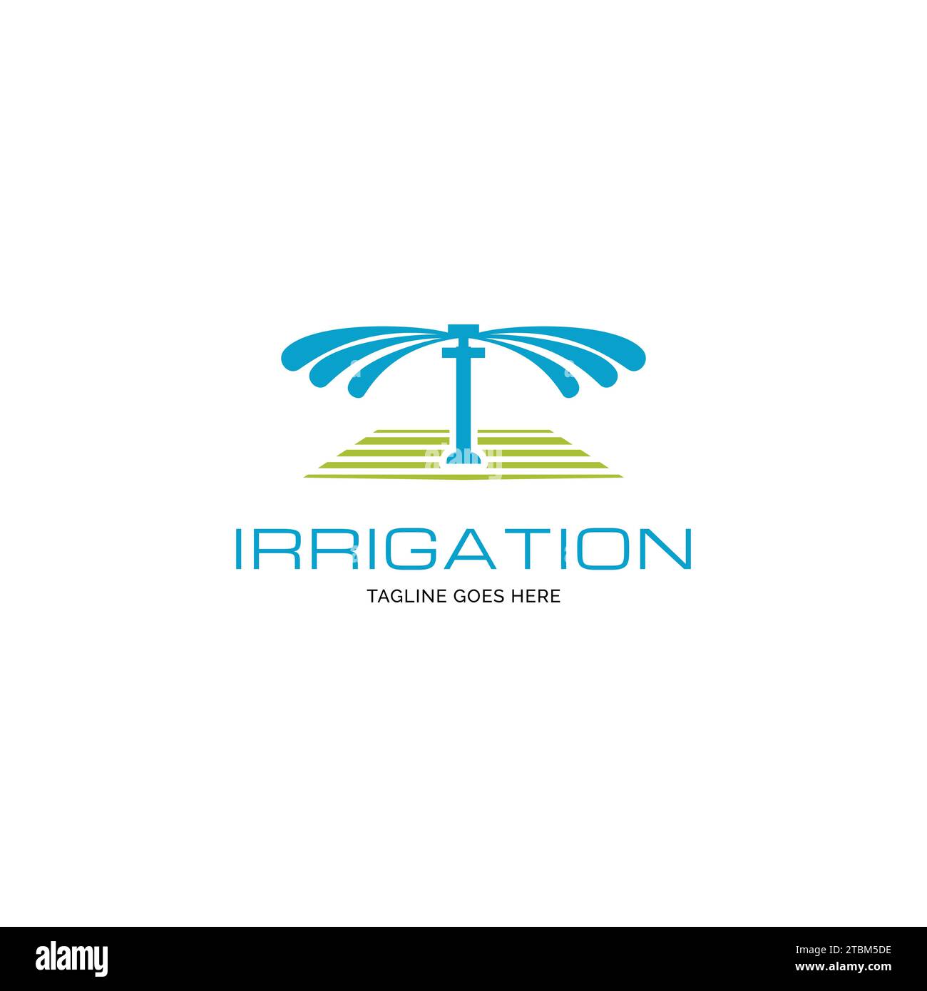 Garden irrigation logo design inspiration Stock Vector Image & Art - Alamy