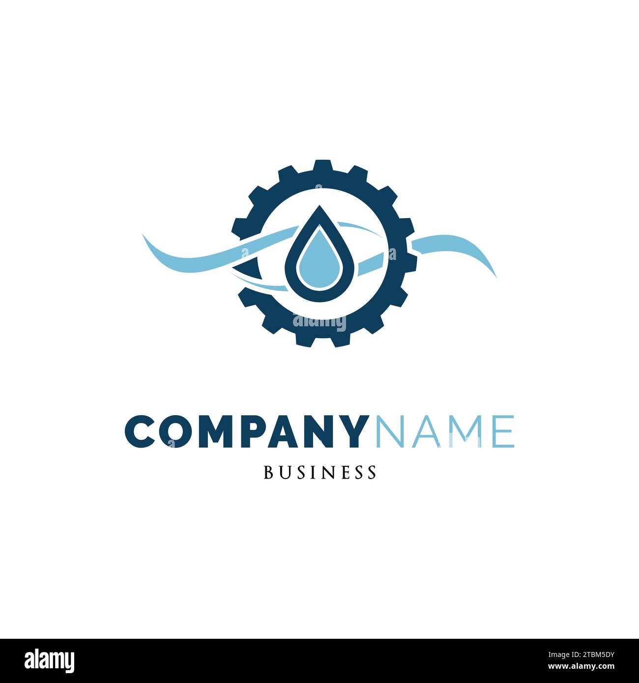 Gear Water Drop Icon Logo Design Template Stock Vector Image & Art - Alamy