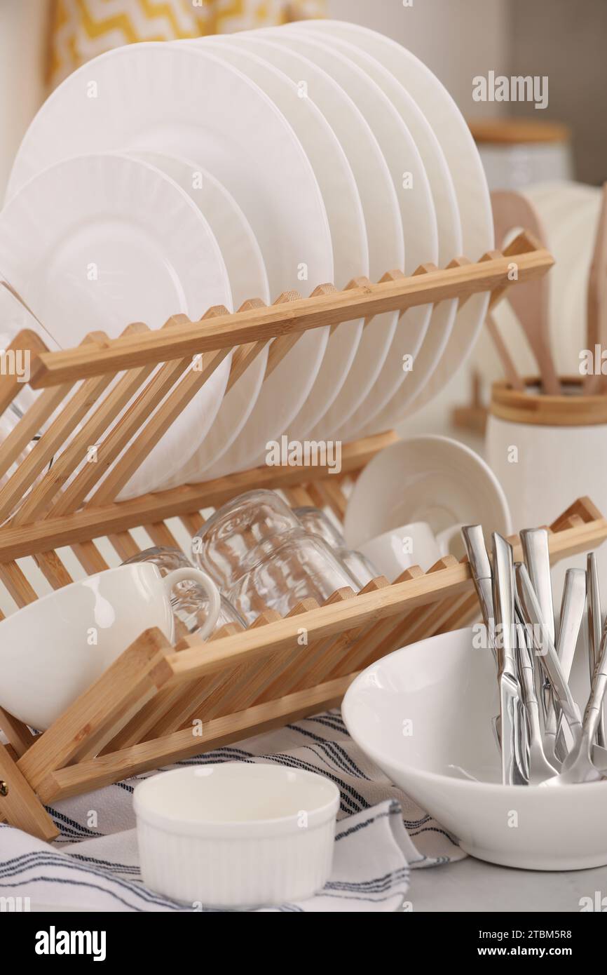 Cutlery drying hi-res stock photography and images - Alamy