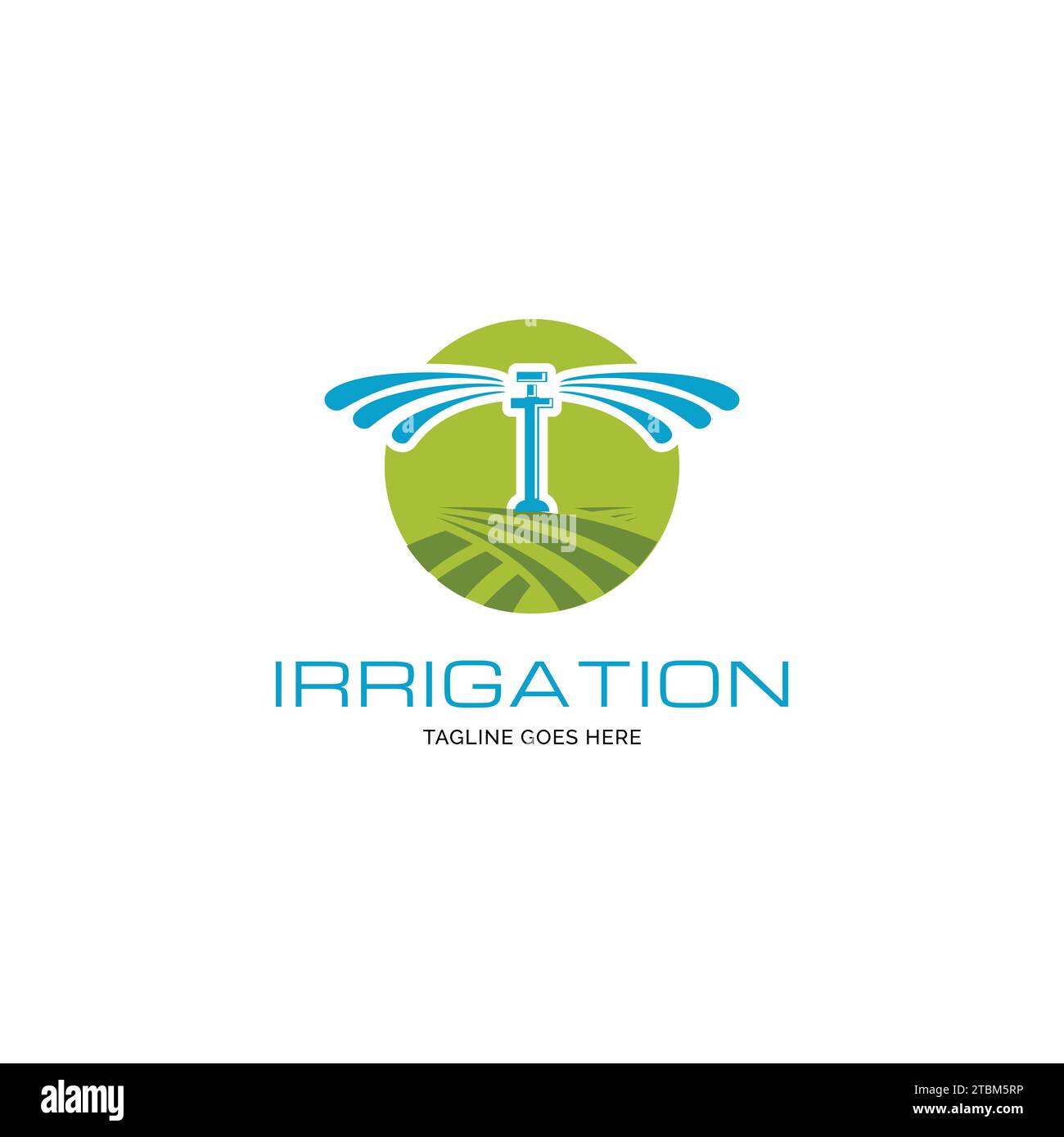 Garden irrigation logo design inspiration Stock Vector Image & Art - Alamy