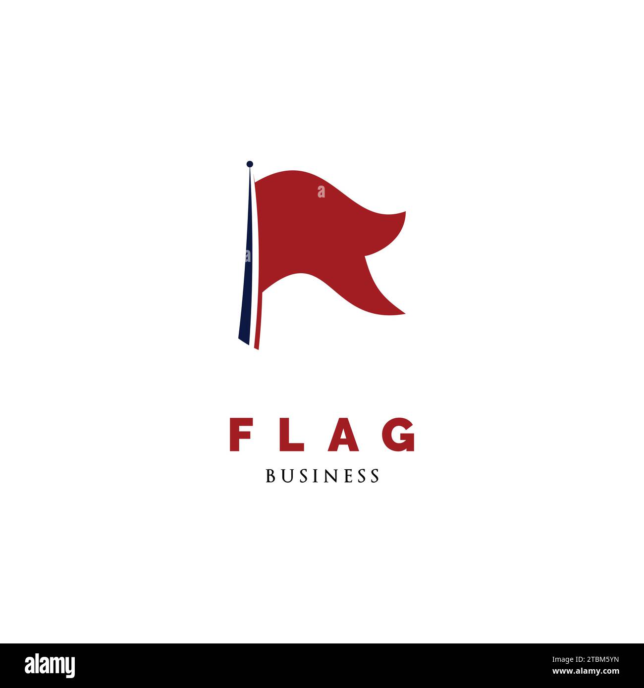 Flag Icon Logo Design Template Stock Vector Image & Art - Alamy