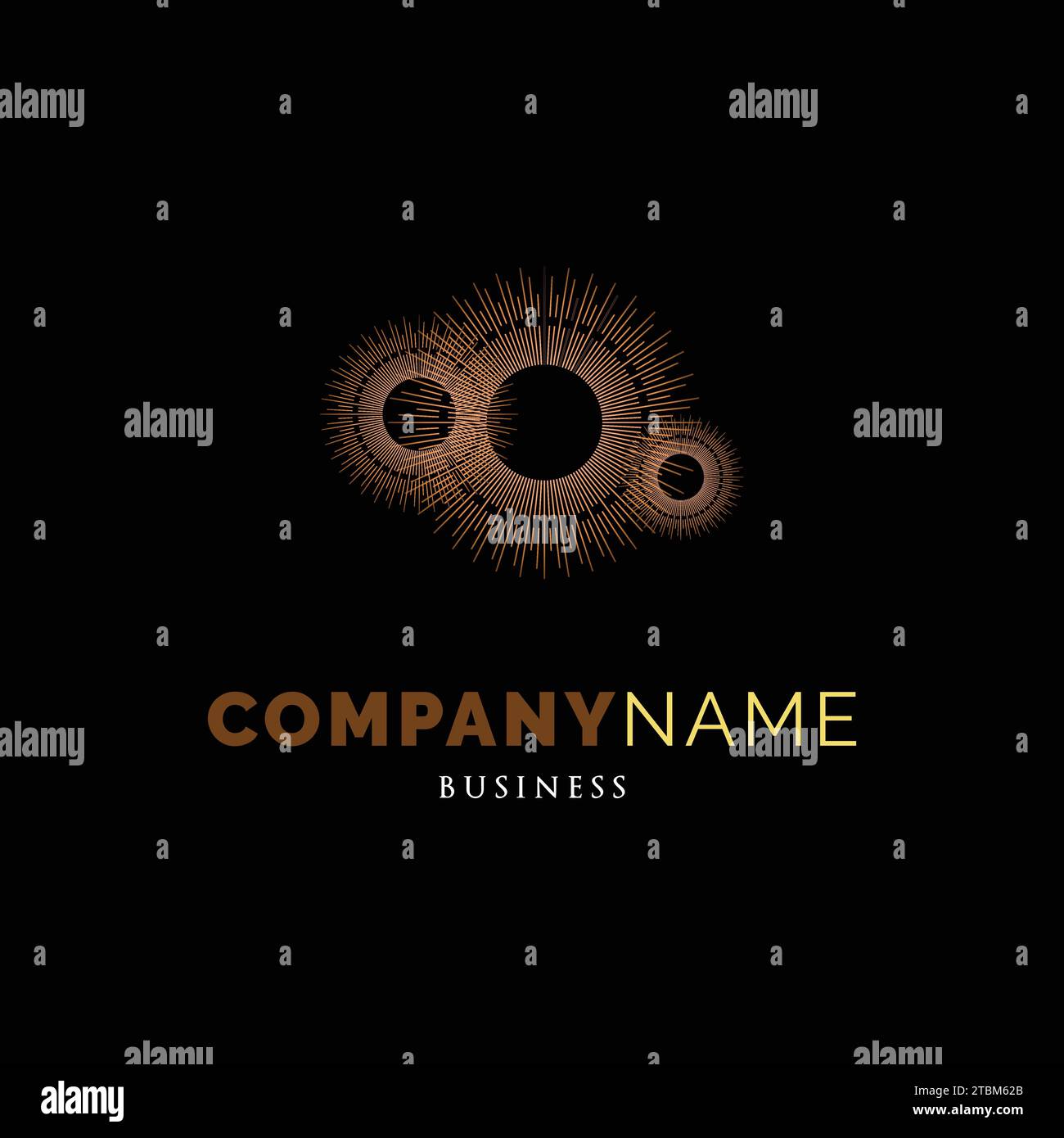 Radiant logo design hi-res stock photography and images - Alamy