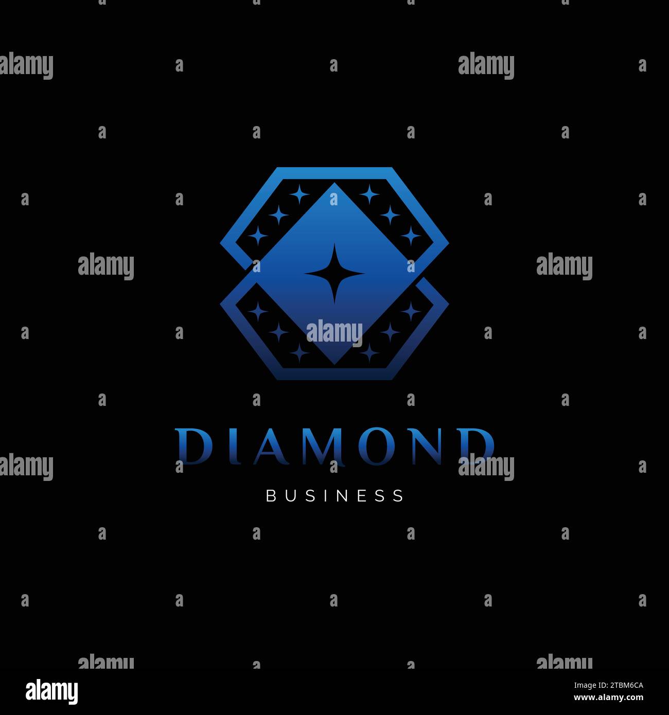 Jewellery logo vector design abstract emblem Stock Vector Images - Alamy