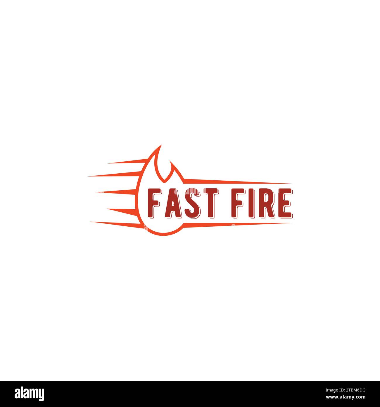 Fast fire icon logo design inspiration Stock Vector Image & Art - Alamy