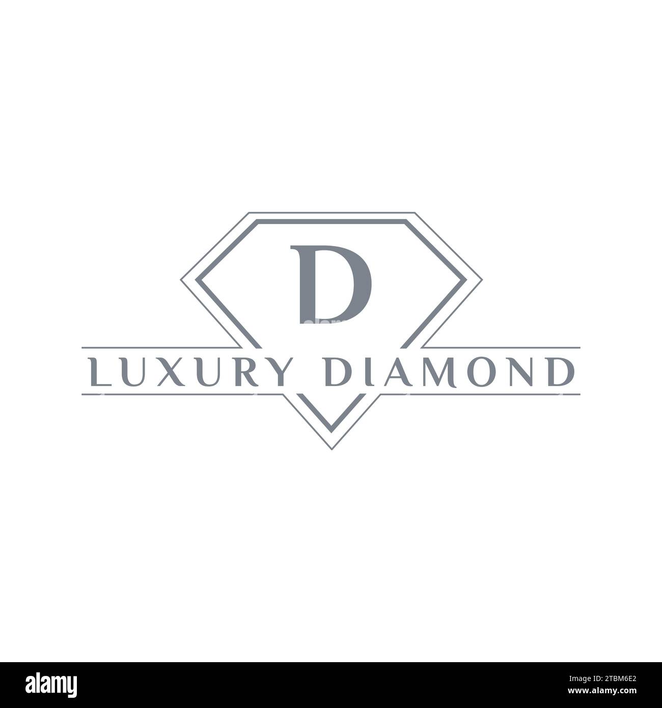 Diamond Icon Logo Design Template Stock Vector Image & Art - Alamy