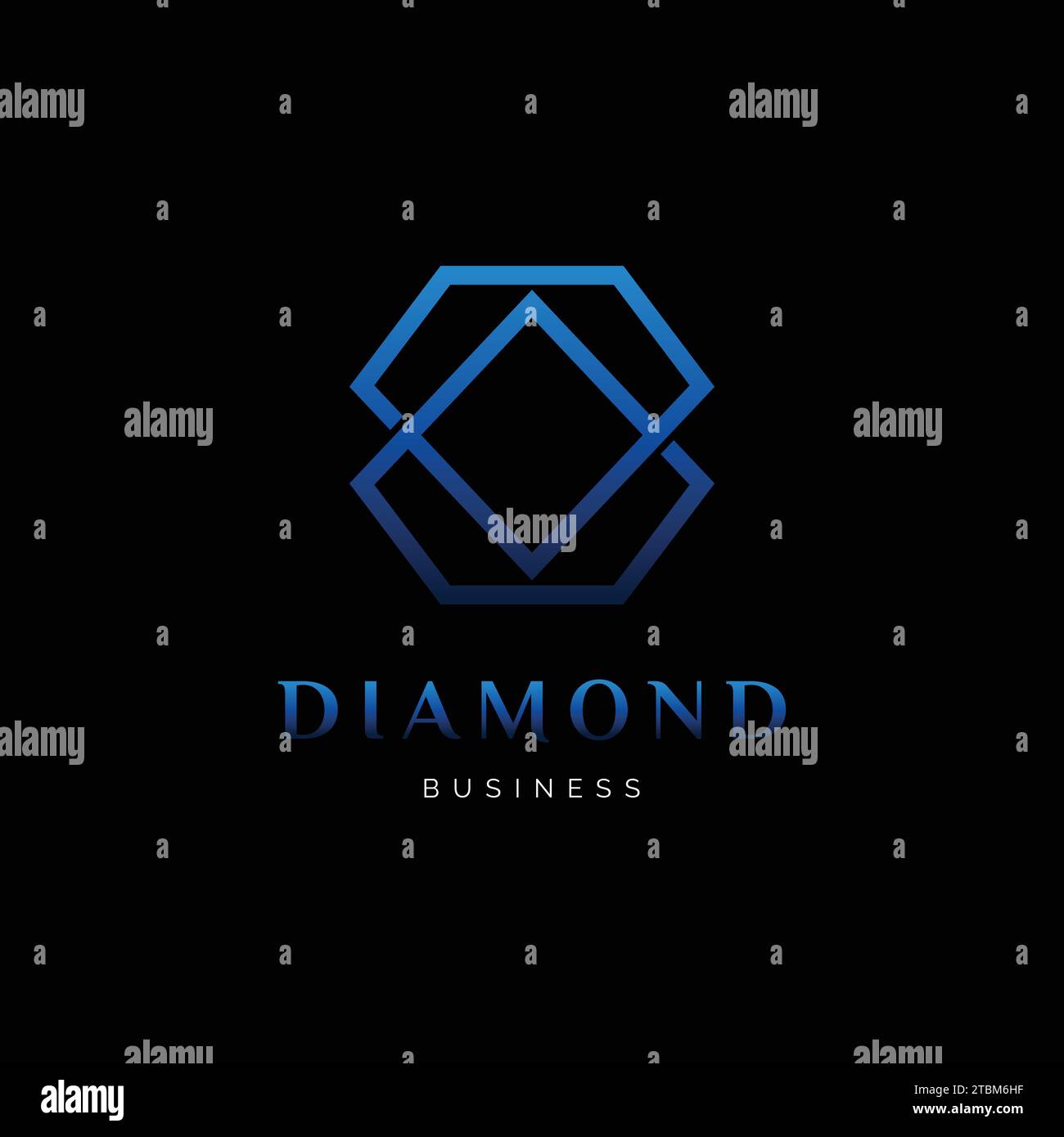 Diamond Icon Logo Design Template Stock Vector Image & Art - Alamy