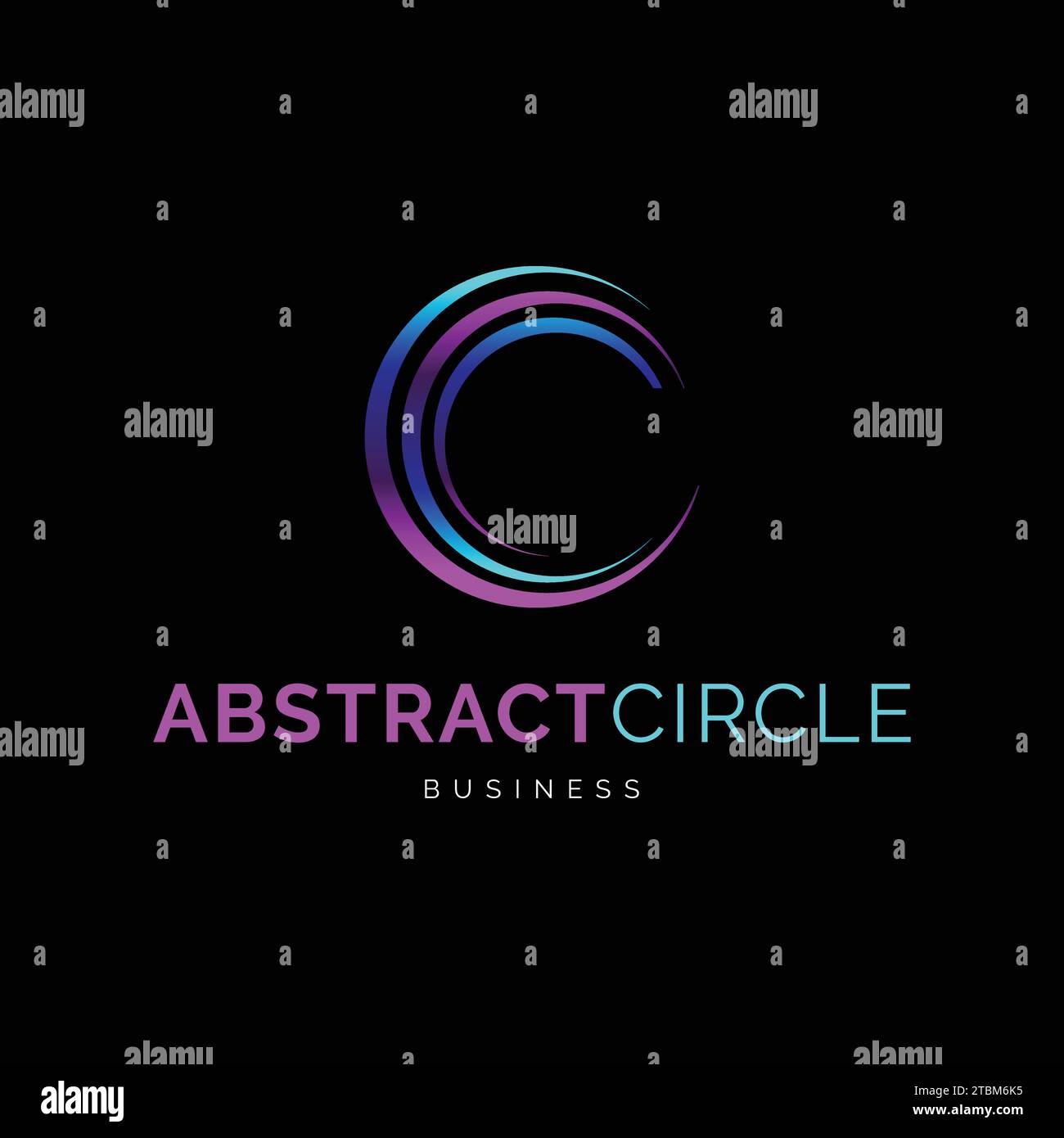Abstract movement circle logo hi-res stock photography and images - Alamy