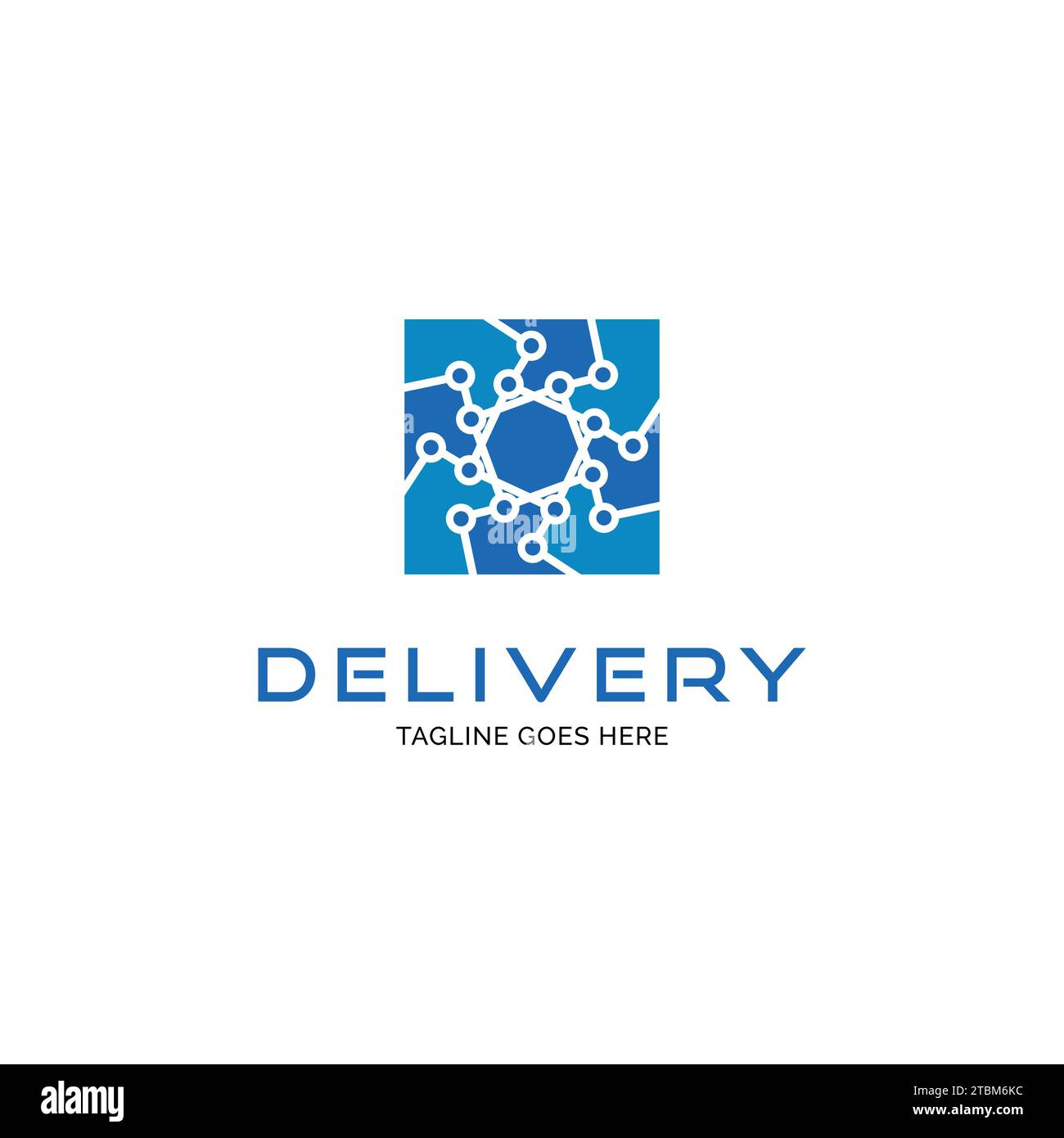 Tech delivery service Stock Vector Images - Alamy