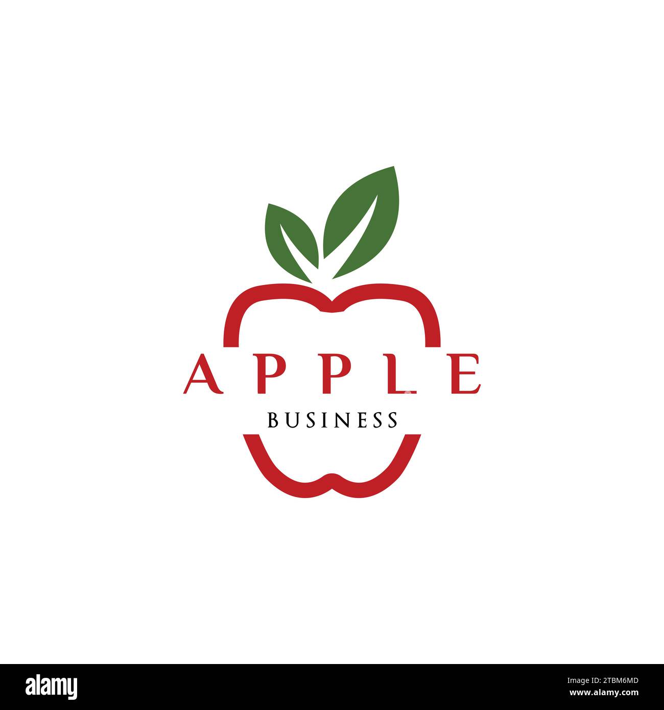 Apple Icon Logo Design Template Stock Vector Image & Art - Alamy