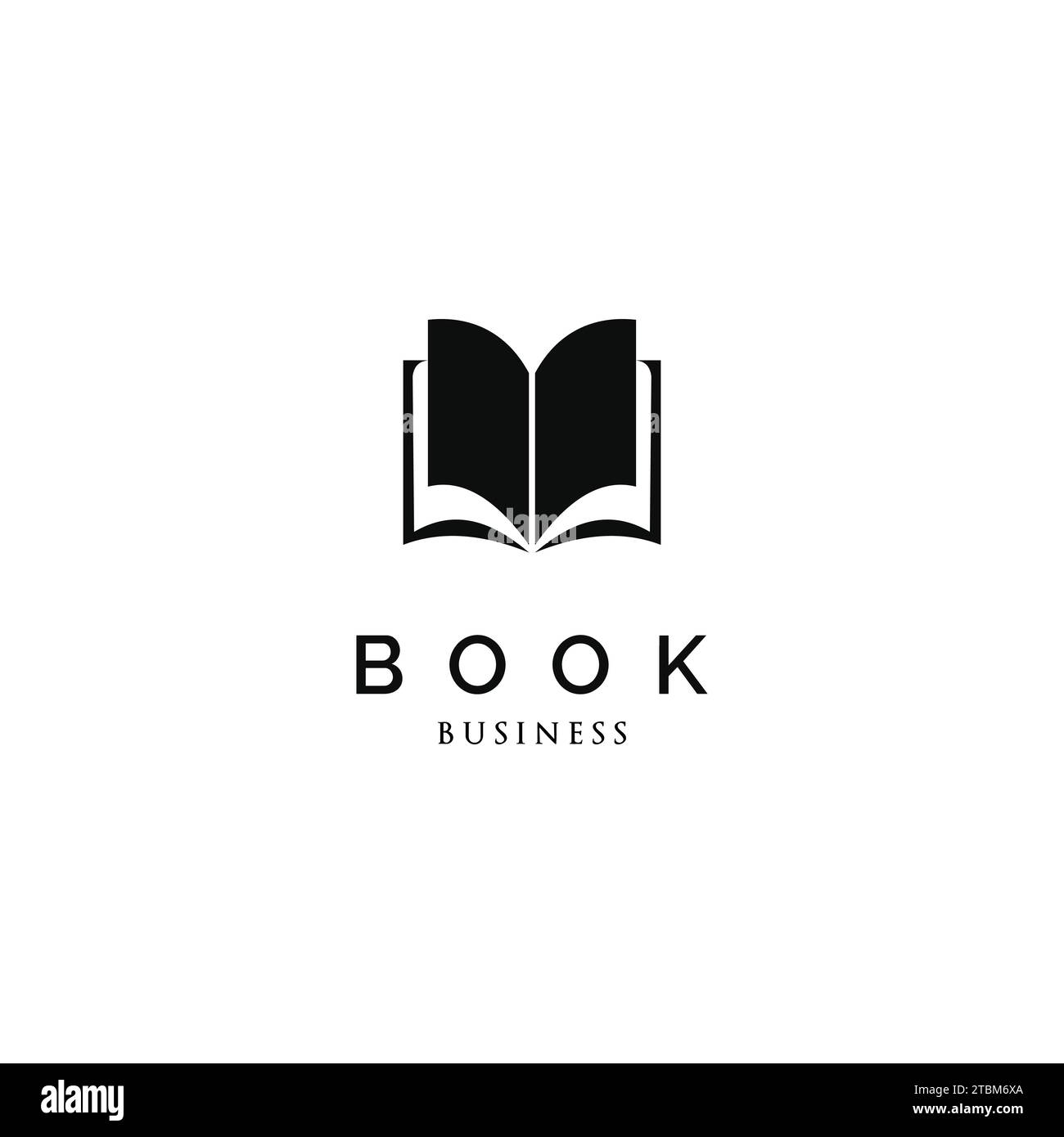 Book icon logo Stock Vector Images - Alamy