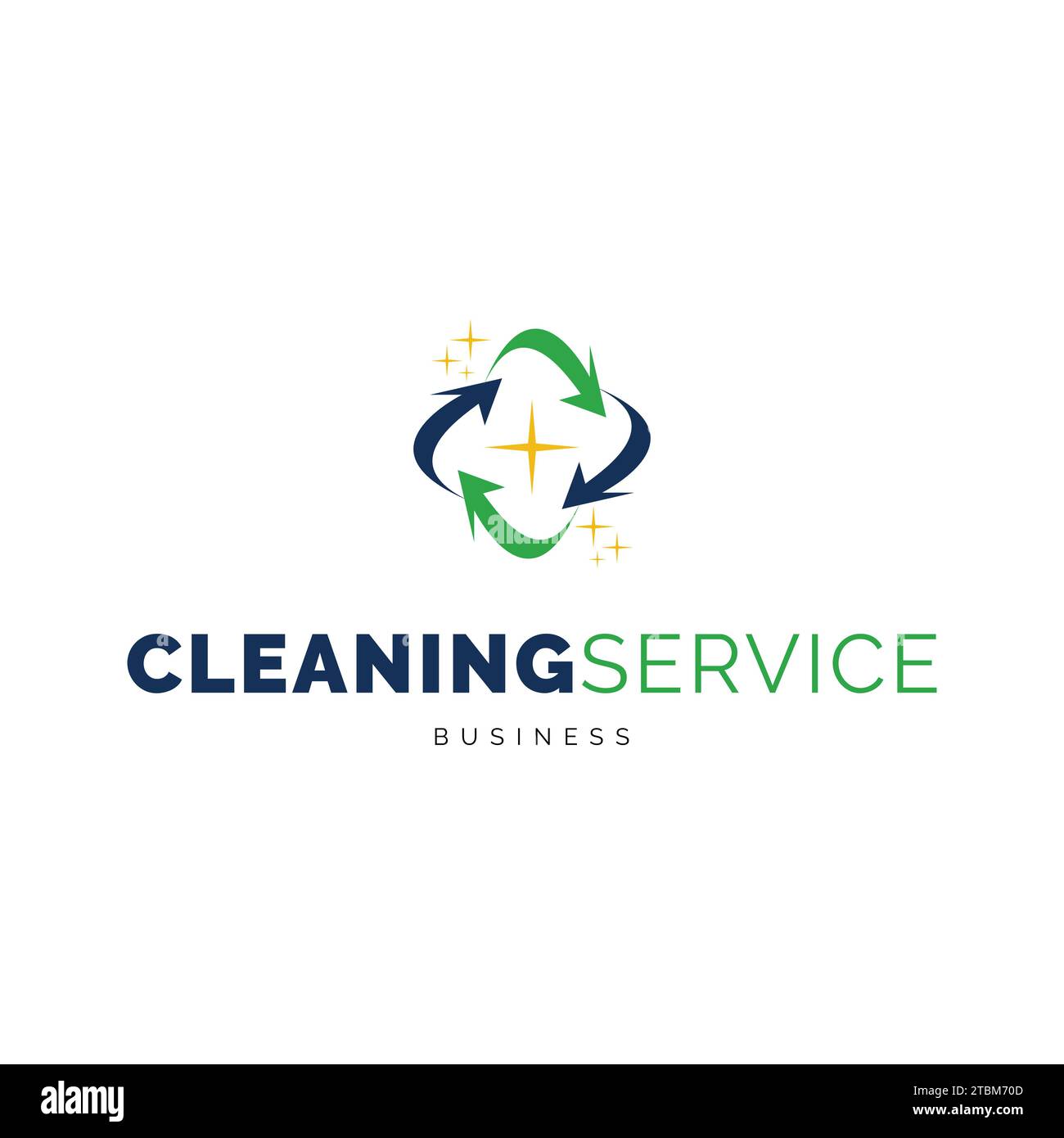 Cleaning service icon logo design inspiration Stock Vector Image & Art ...