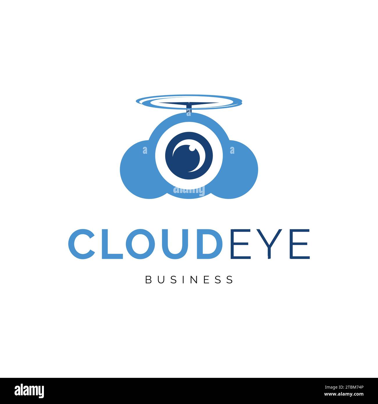Cloud eye icon logo design inspiration Stock Vector Image & Art - Alamy