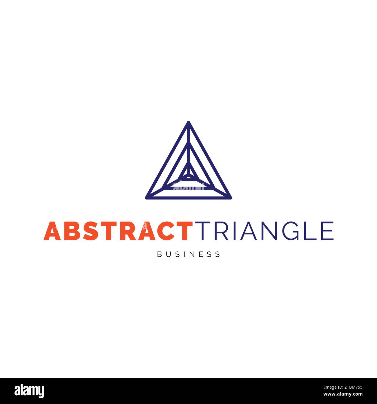 Abstract triangle icon logo design inspiration Stock Vector Image & Art ...
