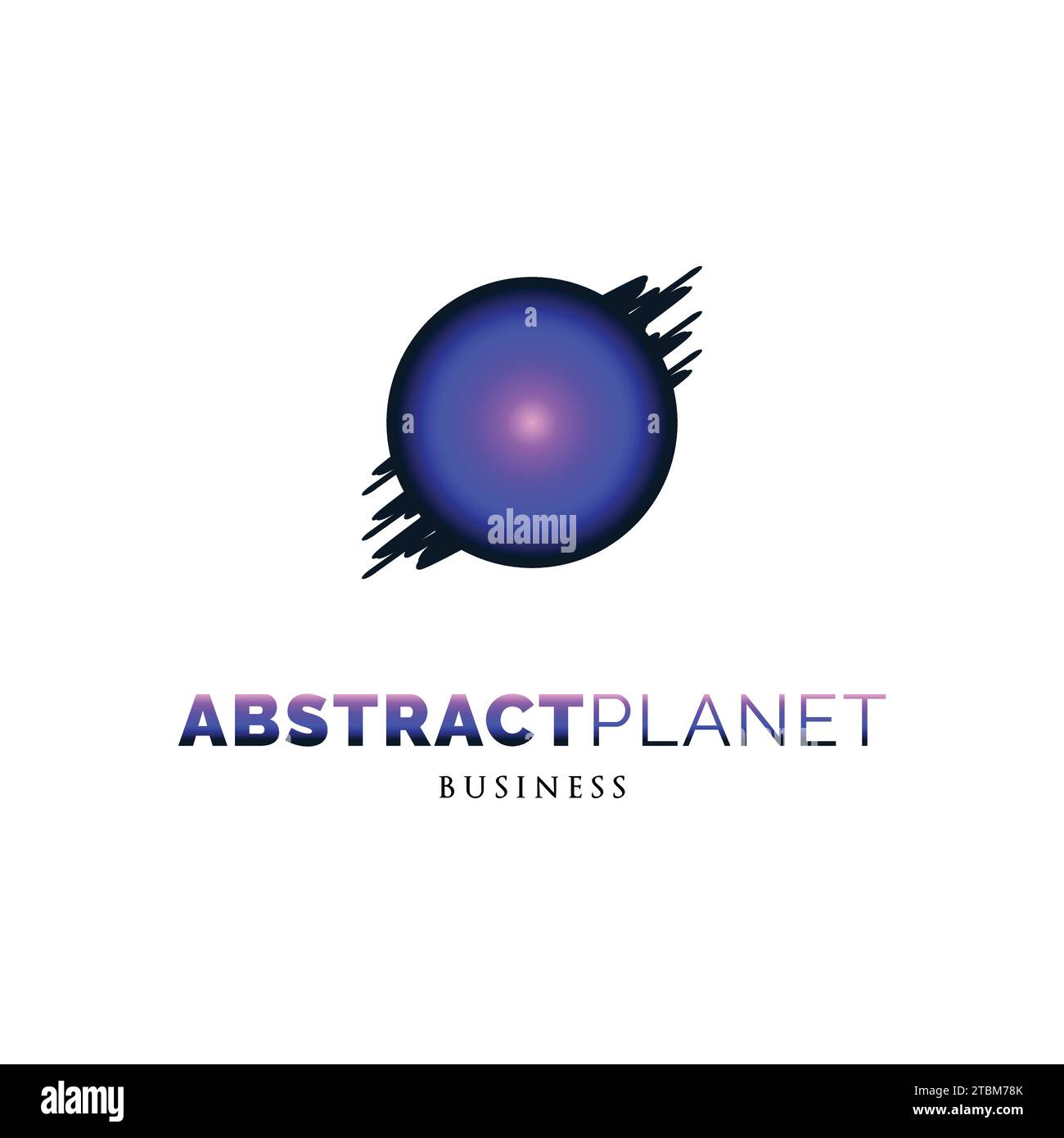 Abstract Planet Icon Logo Design Template Stock Vector Image & Art - Alamy